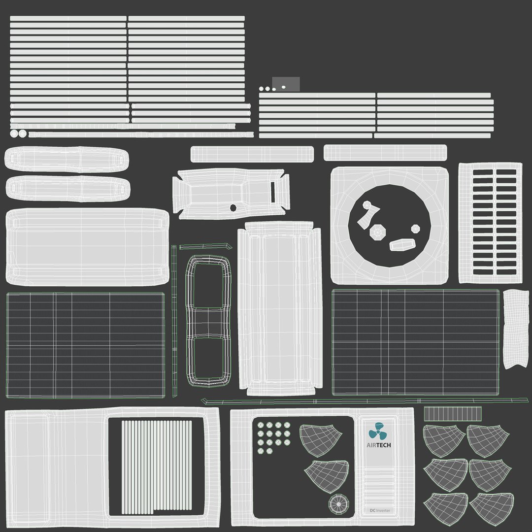 3D Air Conditioner Generic Model - TurboSquid 1368113
