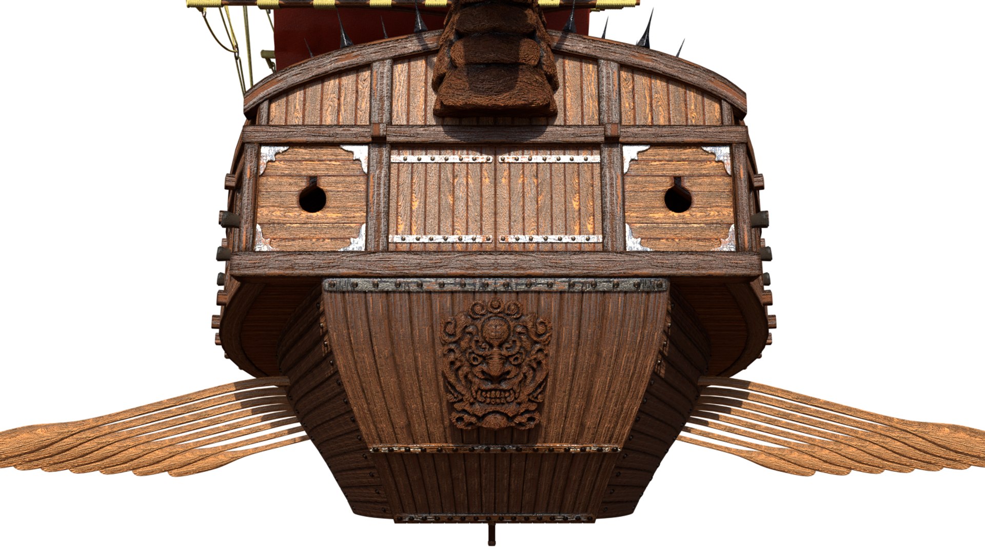 Medieval Korean Turtle Ship 3D - TurboSquid 1260650