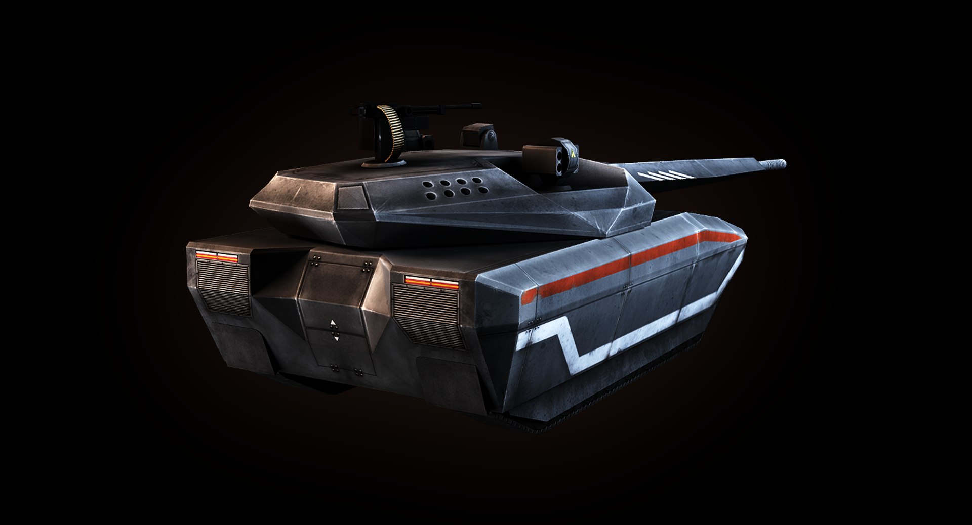 3d Polish Concept Tank Model