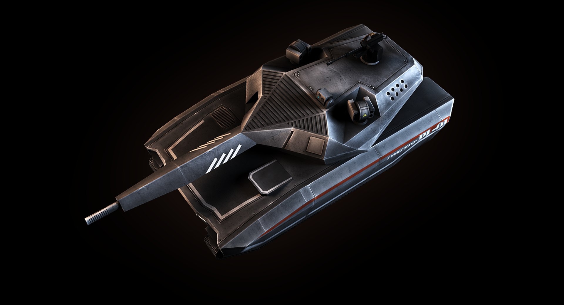 3d Polish Concept Tank Model