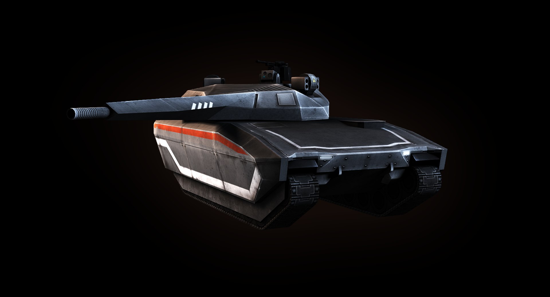 3d Polish Concept Tank Model