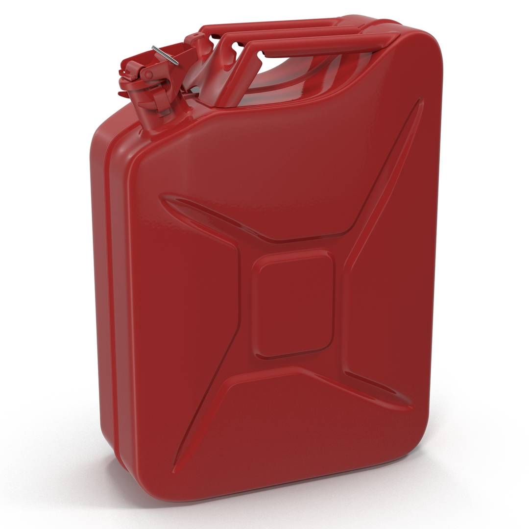 3d Gas Red Model