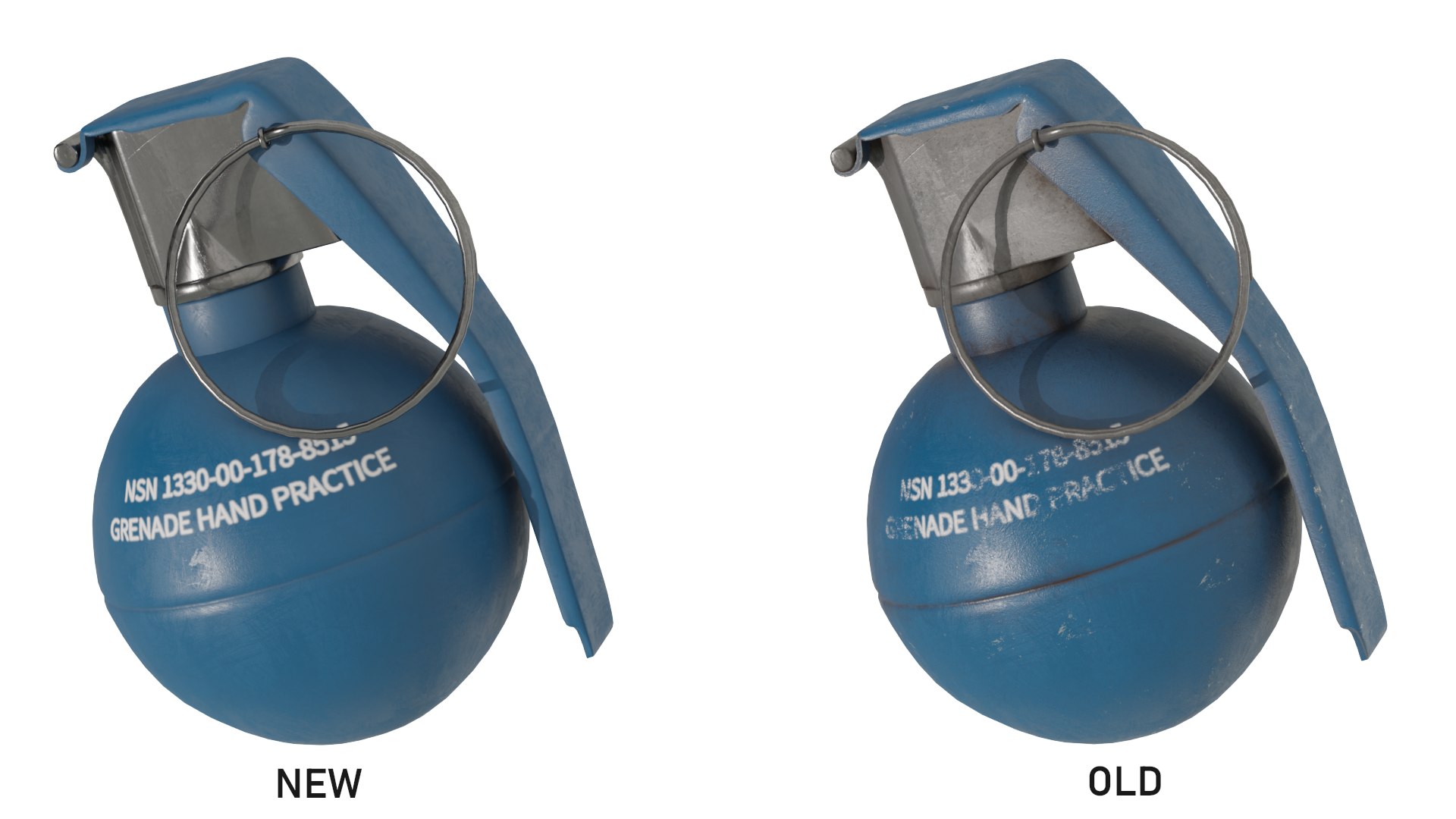 M67 Frag Hand Grenade 3D Model - TurboSquid 2245471