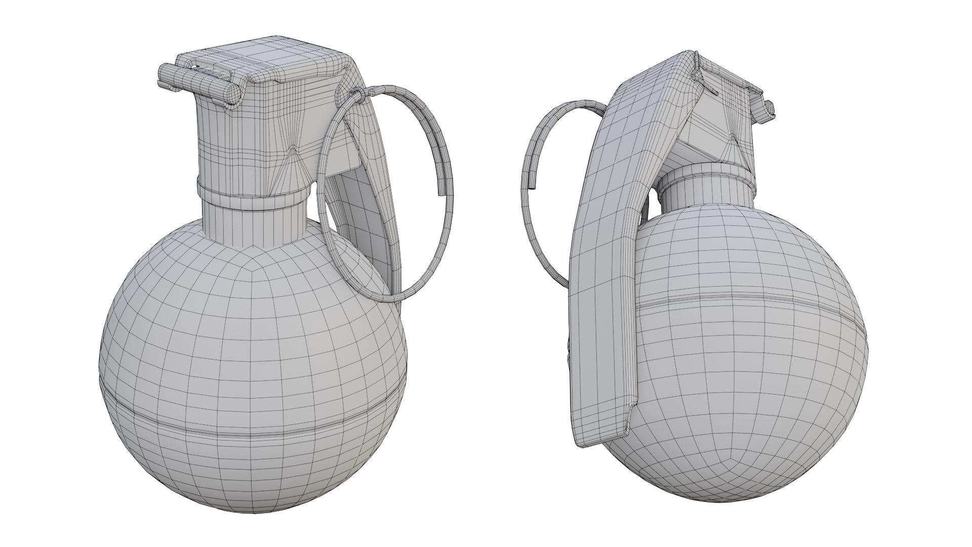 M67 Frag Hand Grenade 3D Model - TurboSquid 2245471