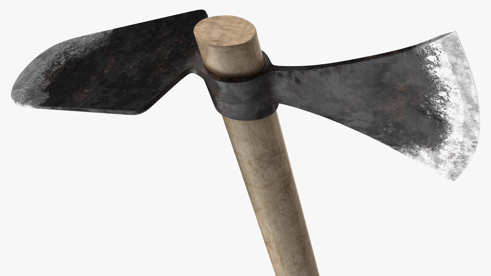 Mattock With Axe Gardening Tool 3D Model - TurboSquid 1816821