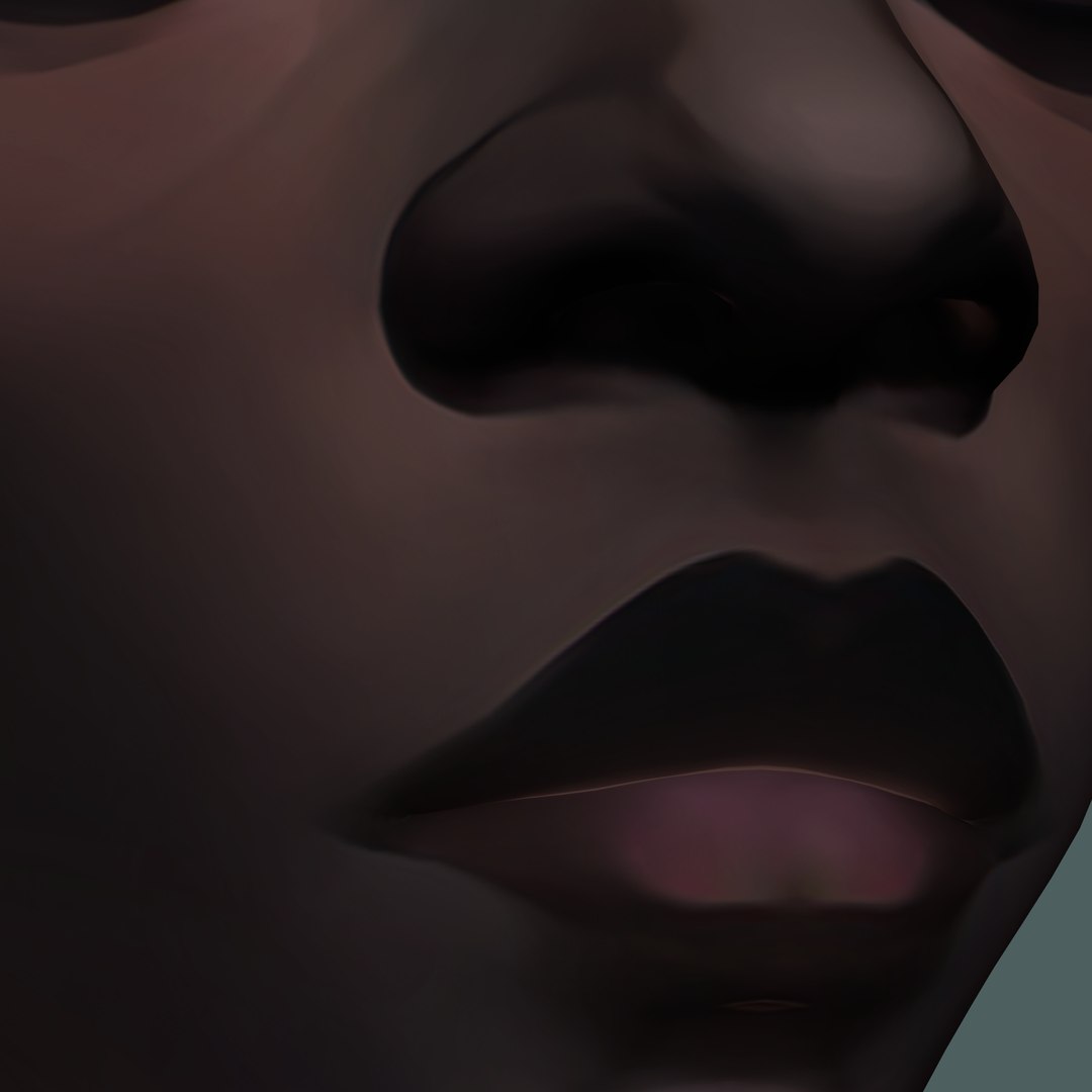 3D Stylized Black Woman Character Model - TurboSquid 2053689