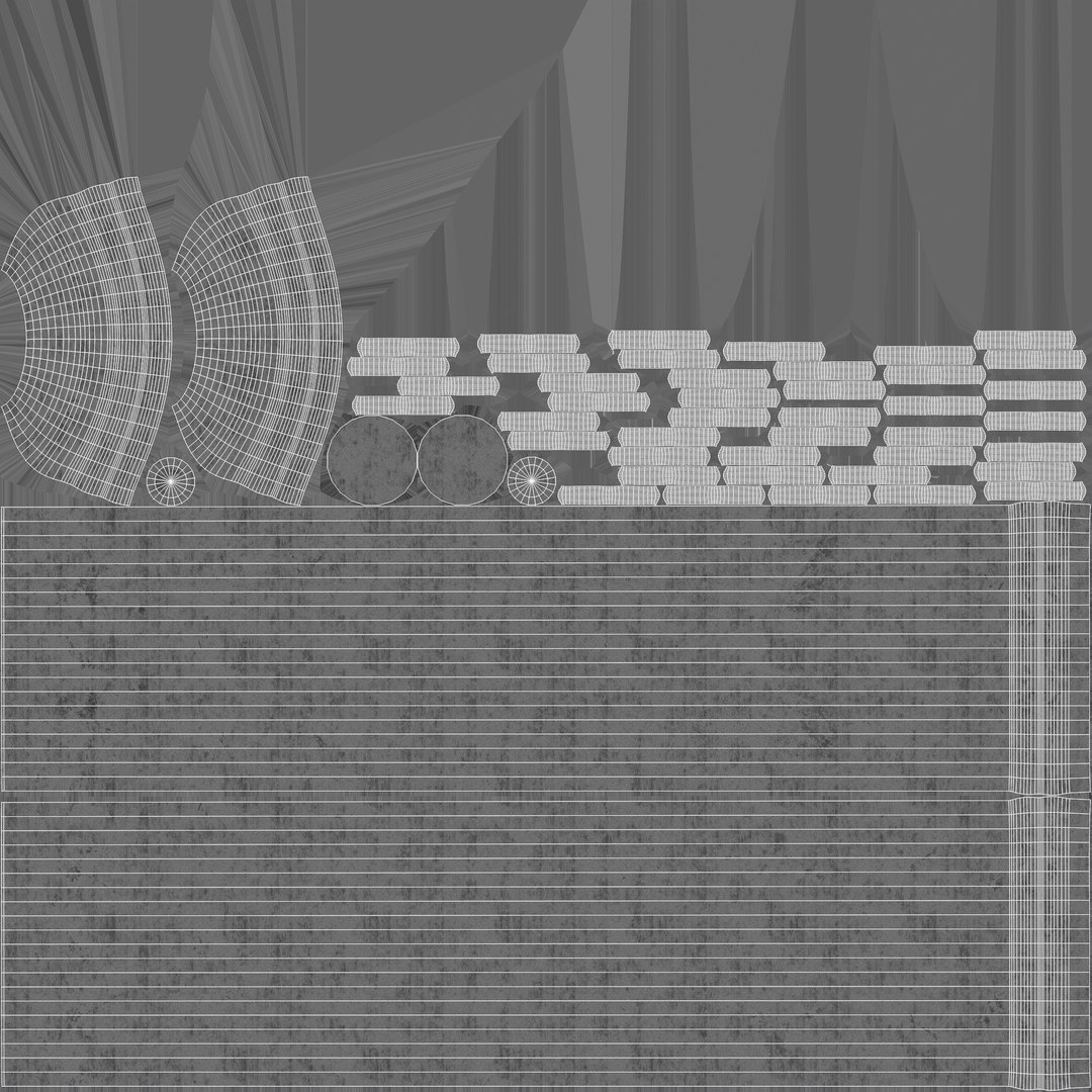 3D Chain Barricade Model - TurboSquid 2397616