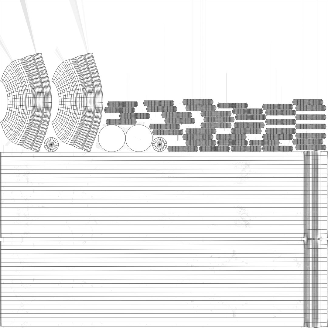 3D Chain Barricade Model - TurboSquid 2397616