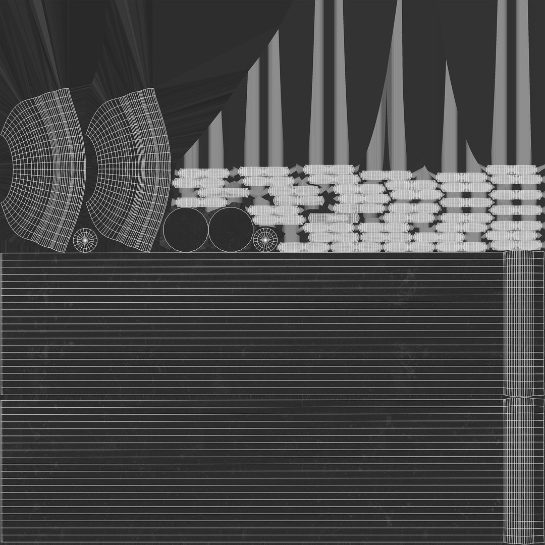 3D Chain Barricade Model - TurboSquid 2397616