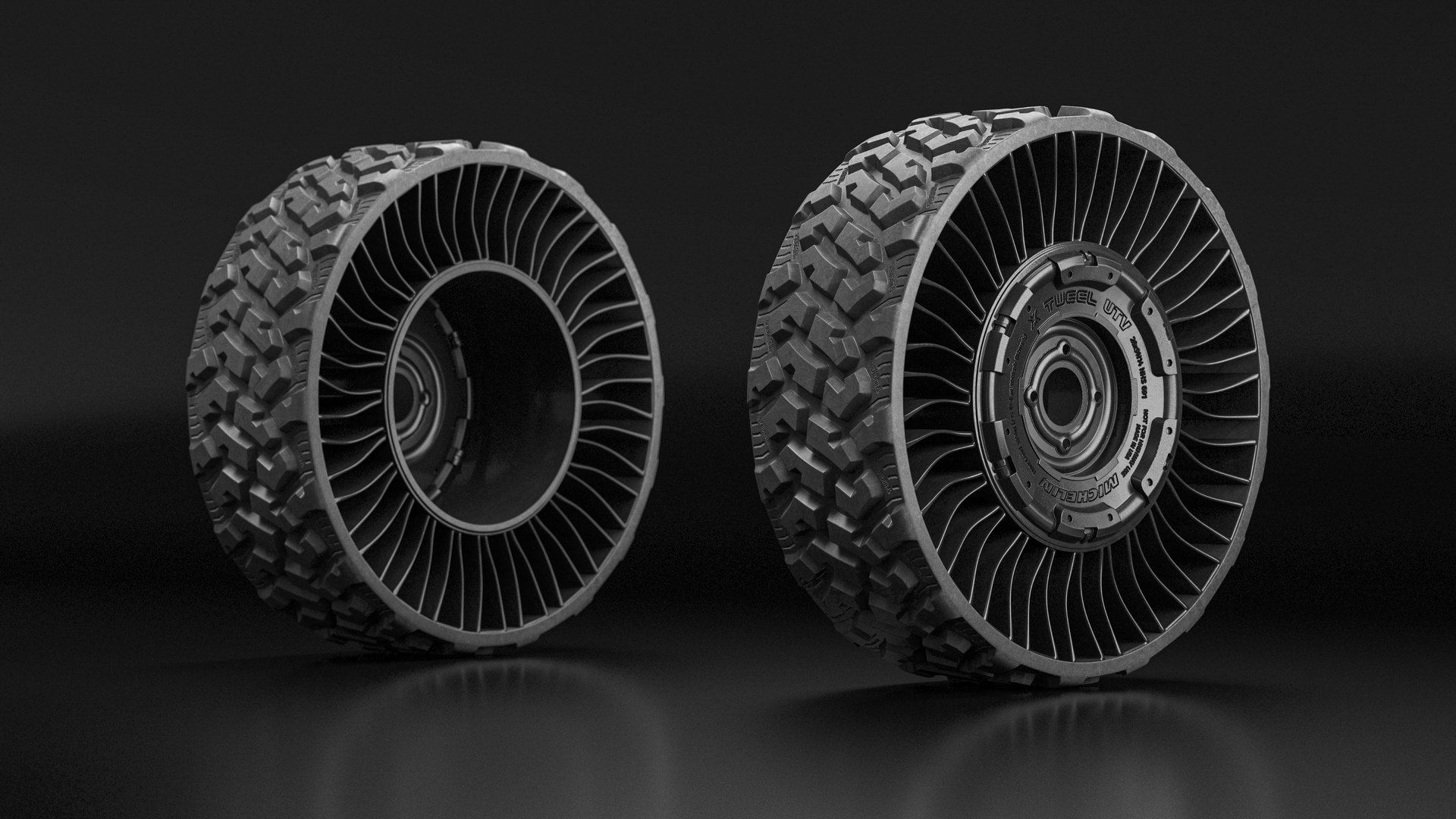 3D Airless Tire For UTVs Michelin X Tweel - TurboSquid 1978860