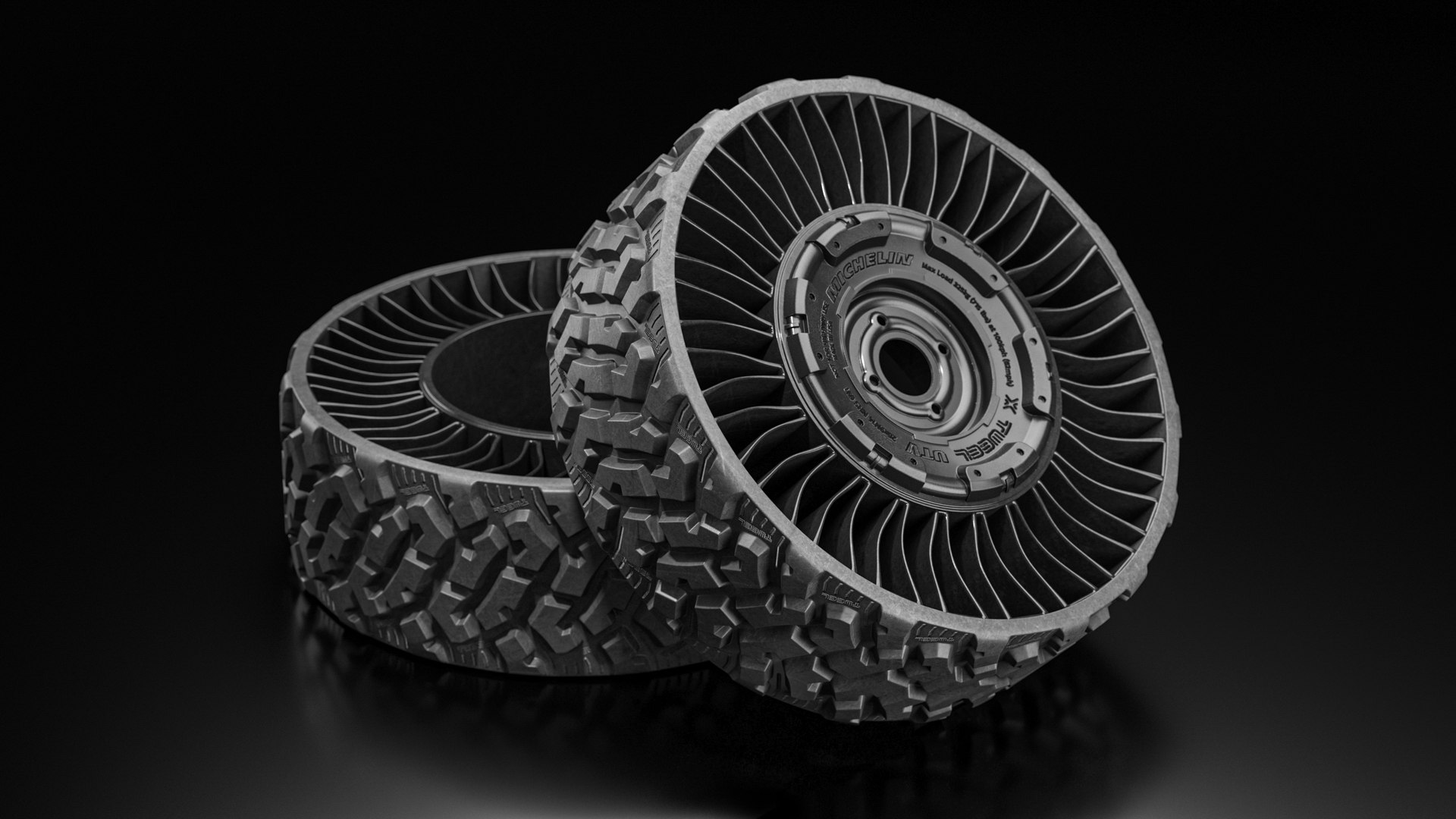 3D Airless Tire For UTVs Michelin X Tweel - TurboSquid 1978860