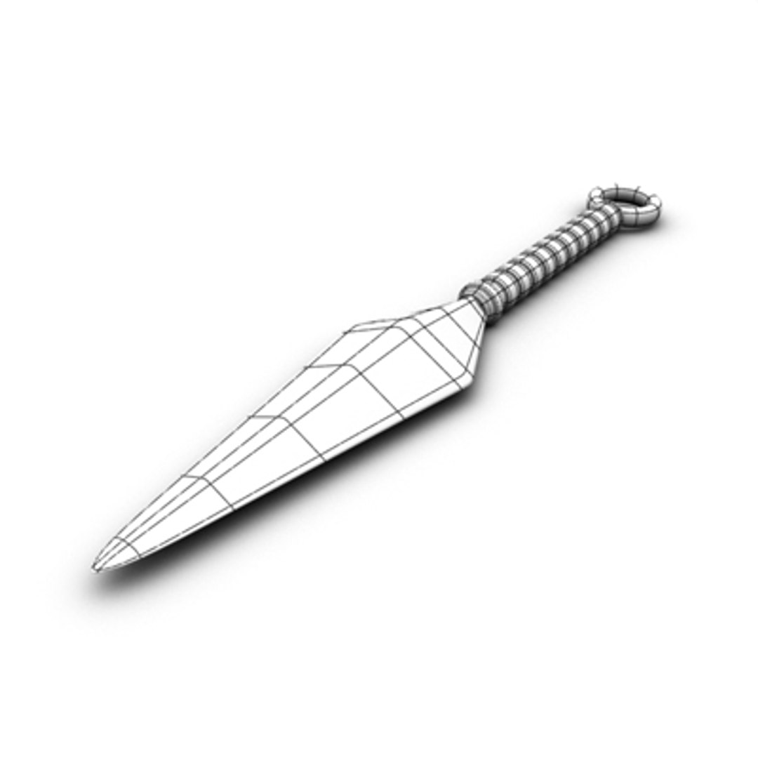 3d Kunai Knife