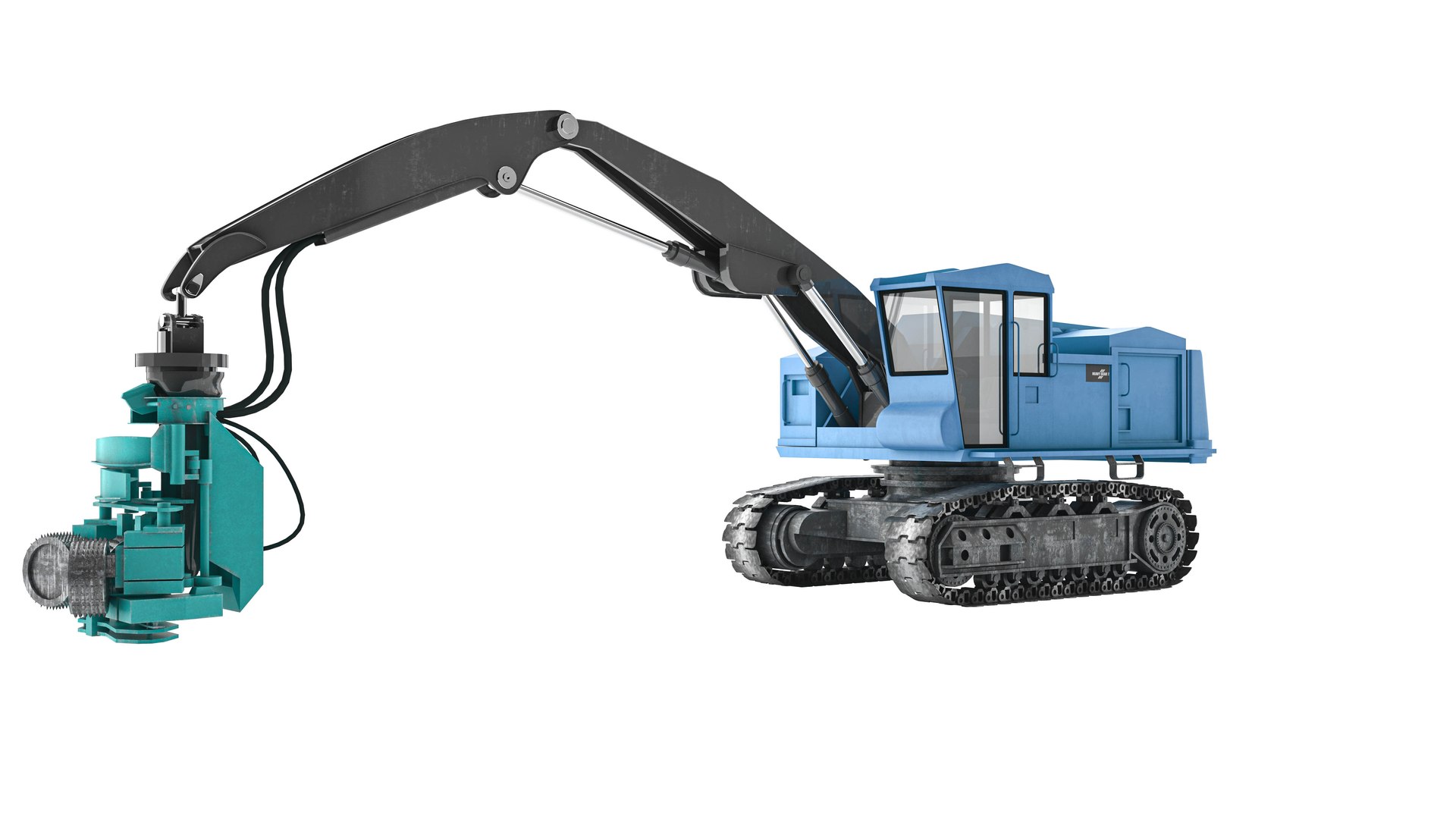 Feller Buncher 3D Model - TurboSquid 2224404