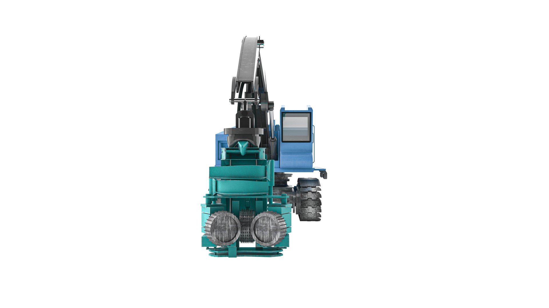 Feller Buncher 3D Model - TurboSquid 2224404