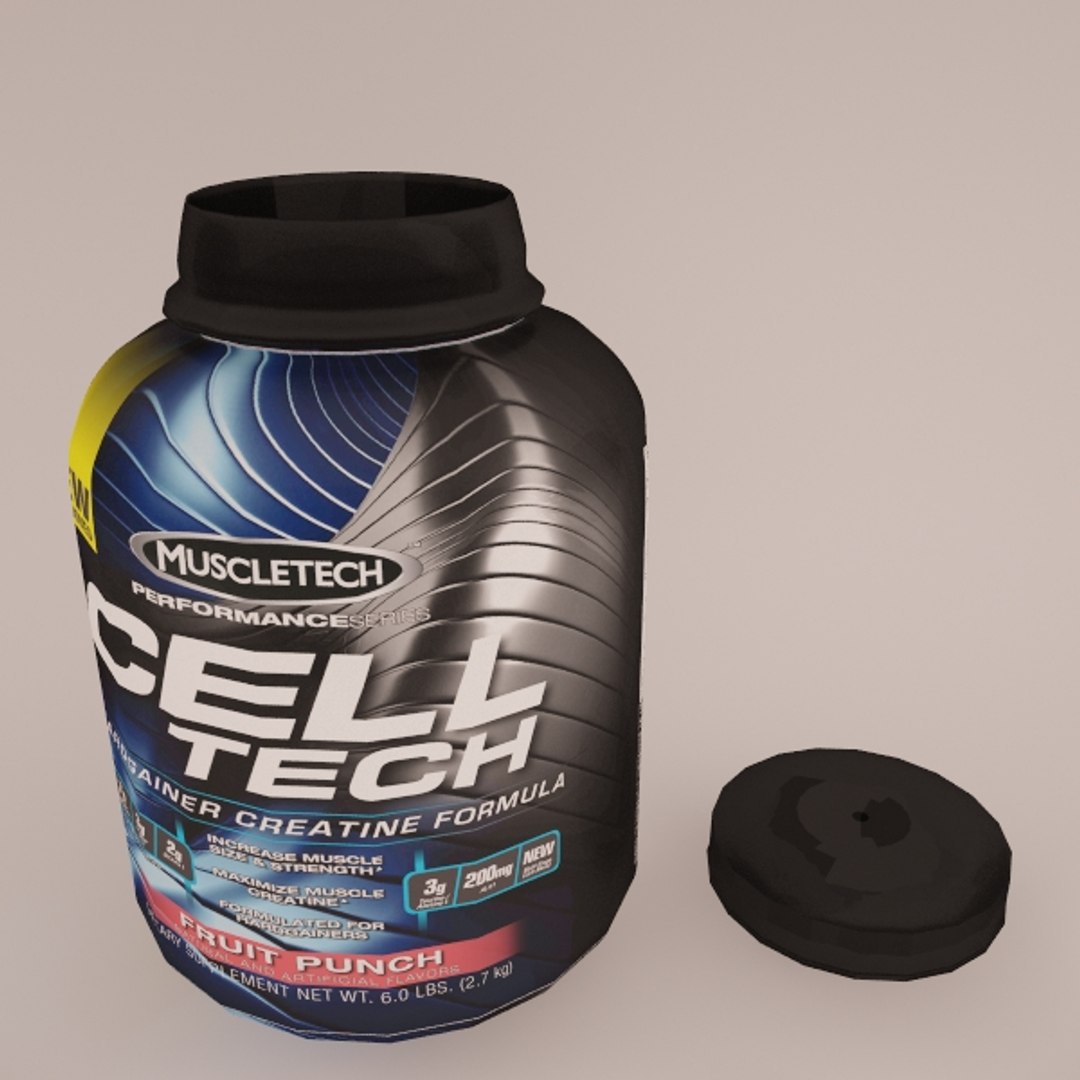 3d cell-tech muscletech model