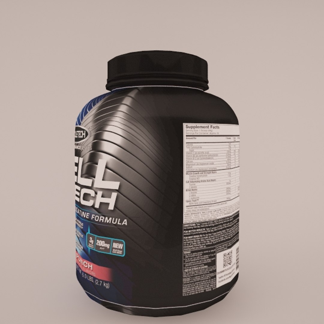 3d cell-tech muscletech model