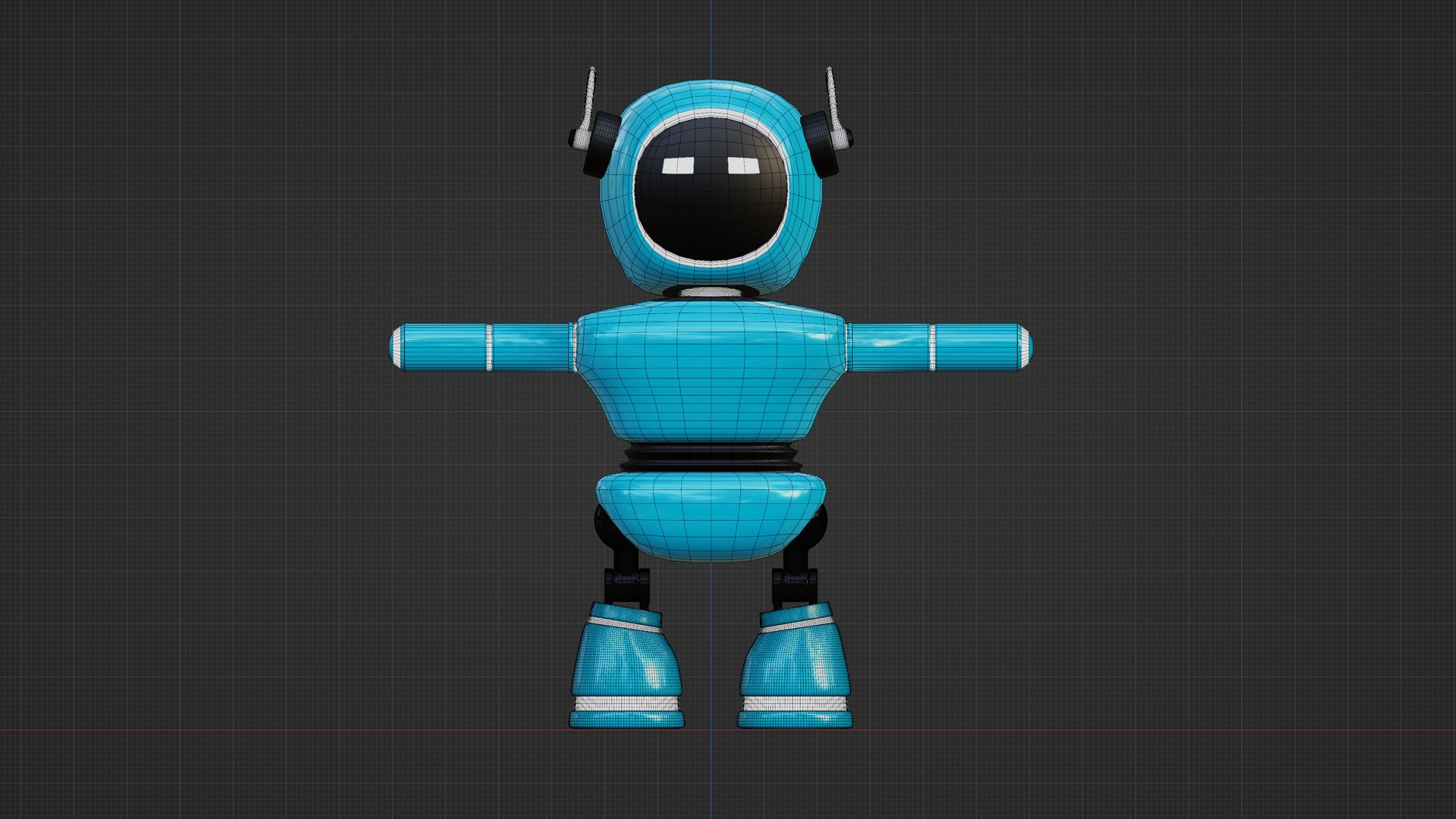 Cute Robot Humanoid 3D Model - TurboSquid 2117878