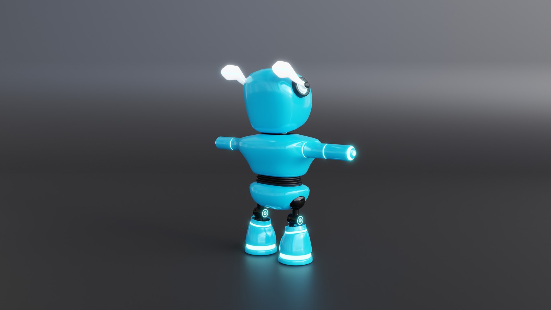 Cute Robot Humanoid 3D Model - TurboSquid 2117878