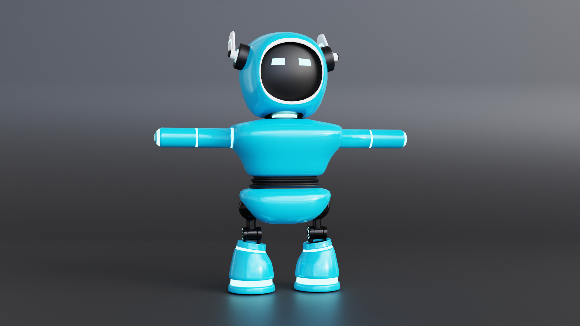 Cute Robot Humanoid 3D Model - TurboSquid 2117878