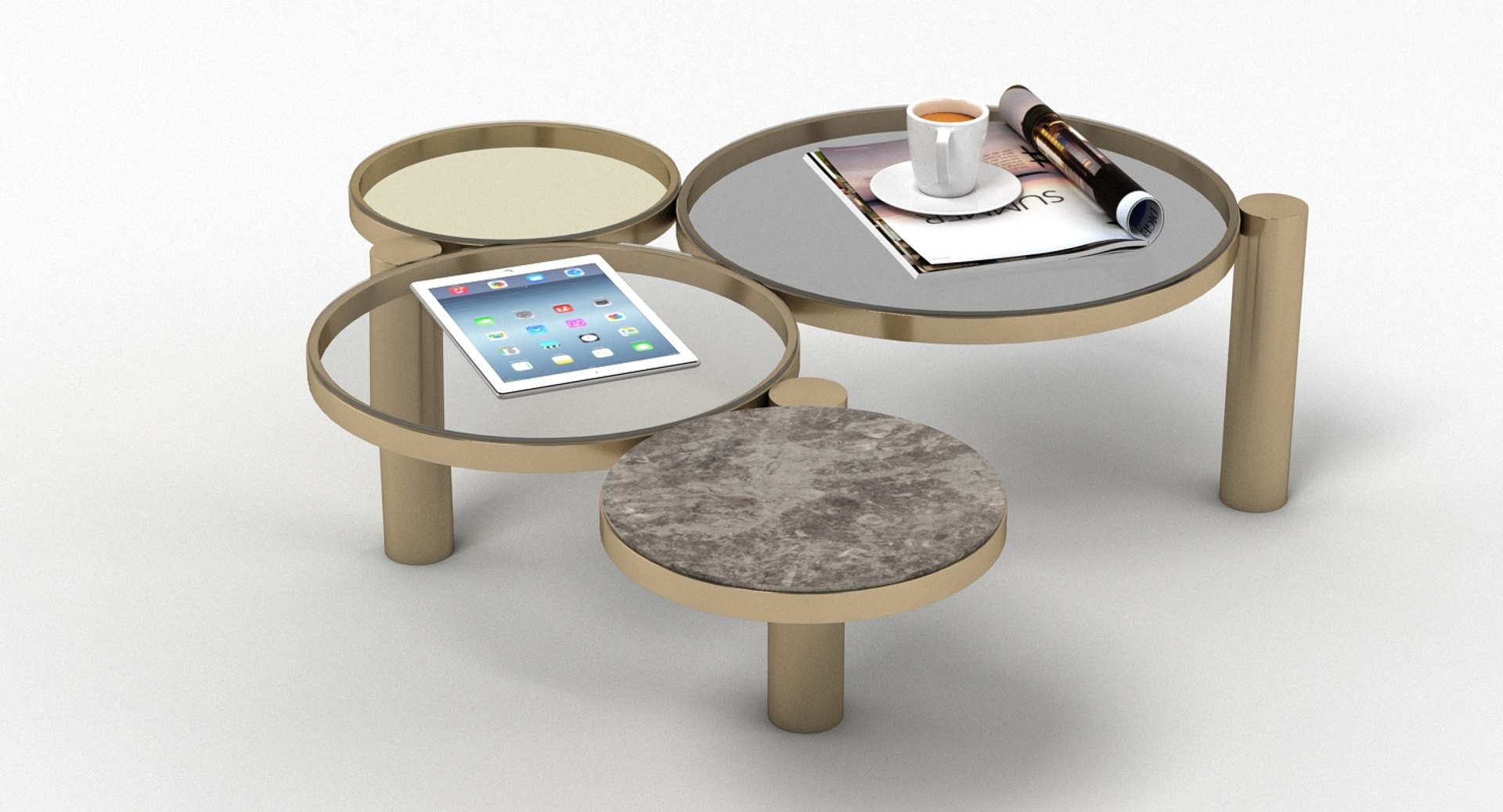 3D Espuma Coffee Table - TurboSquid 1201979