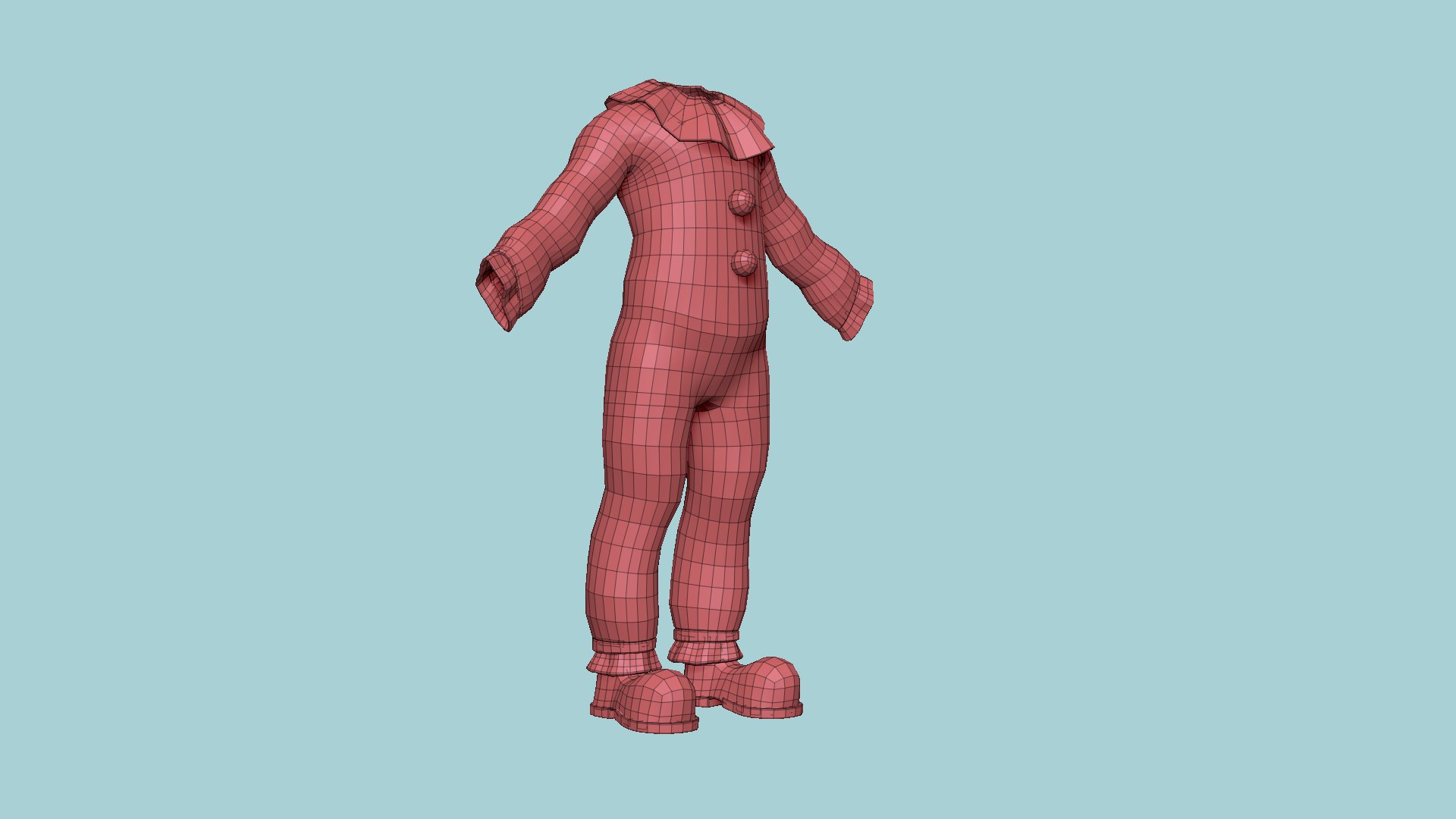 Clown Terror Outfit A08 Green - Character Design Model - TurboSquid 2051771