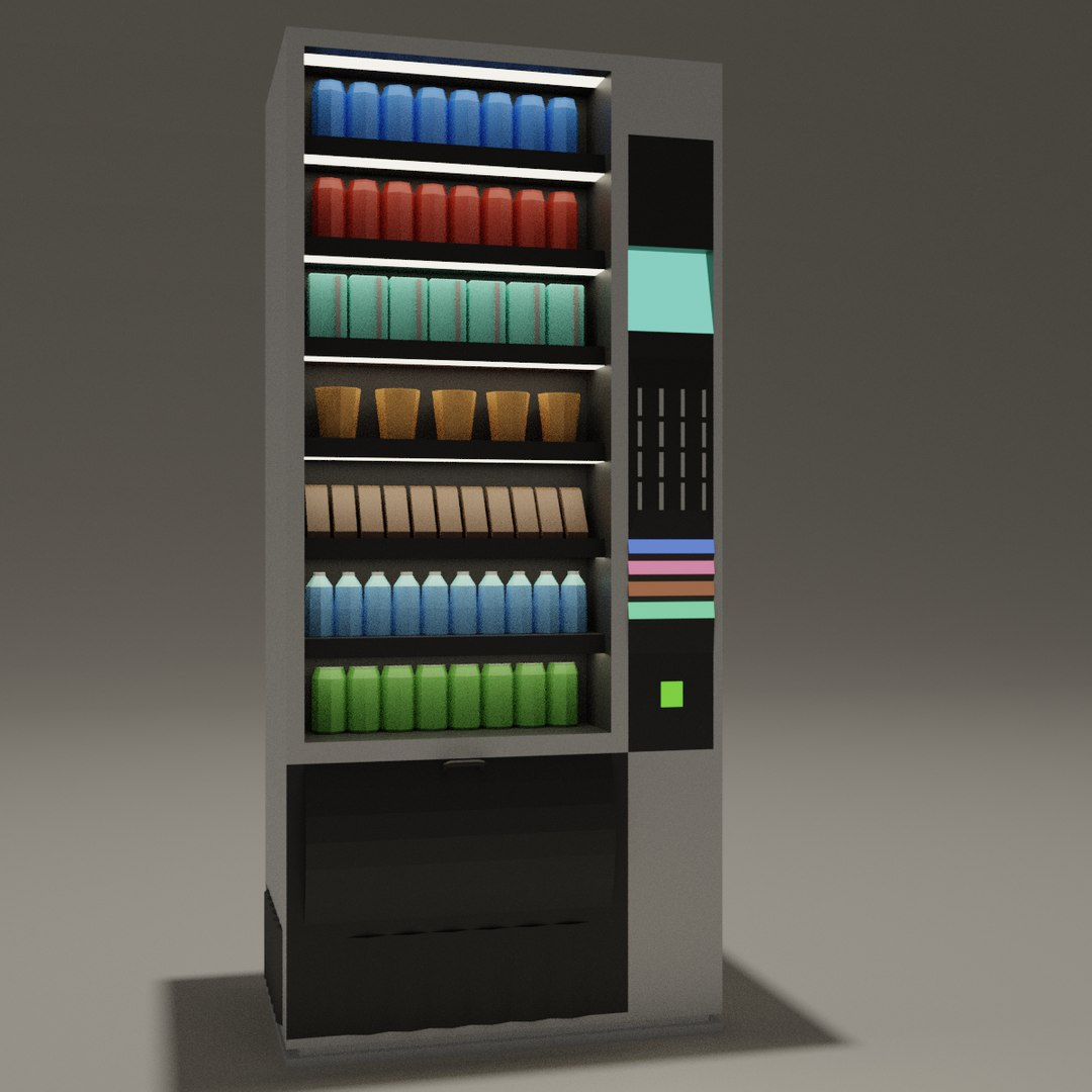 Lowpoly Vending Machine 3D model - TurboSquid 2081931