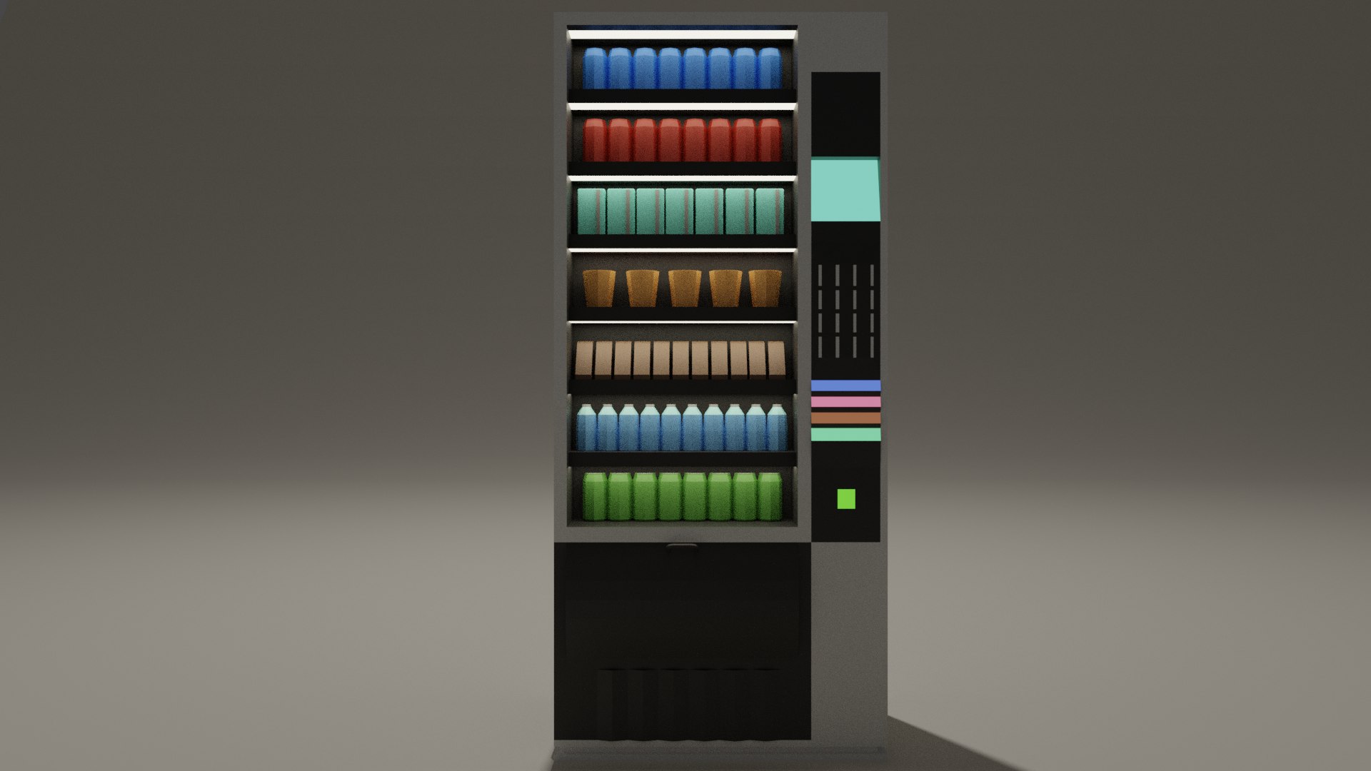 Lowpoly Vending Machine 3D Model - TurboSquid 2081931