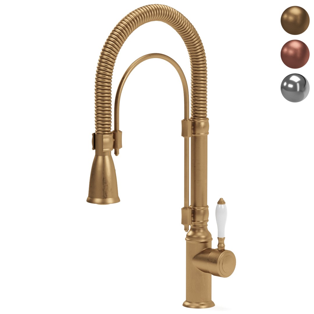 3D SMEG kitchen faucet - TurboSquid 2164948