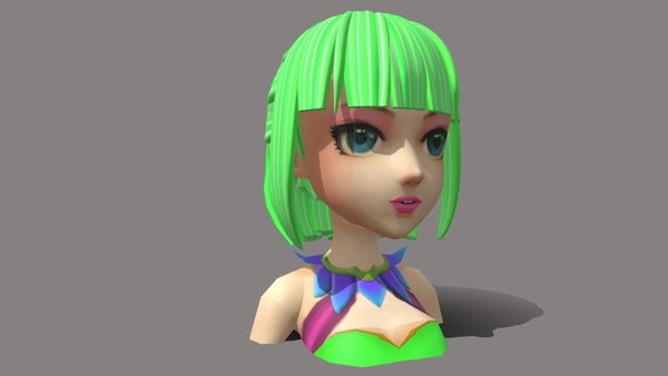 3D model Cartoon Hair 3d - TurboSquid 1983002