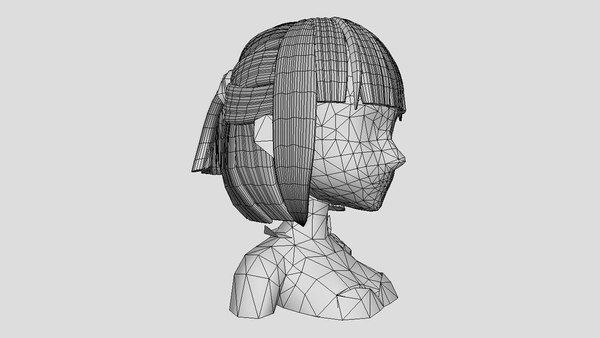 3D model Cartoon Hair 3d - TurboSquid 1983002
