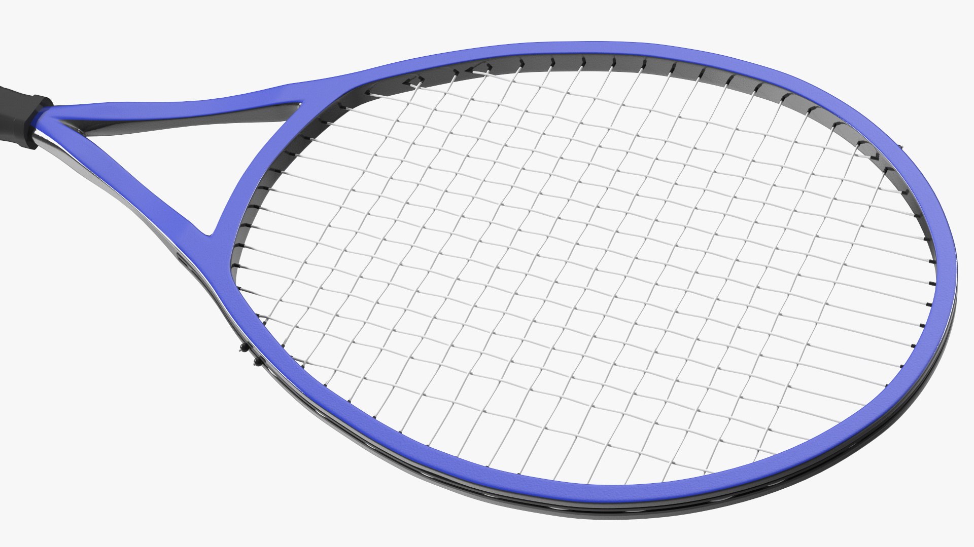 3D Tennis Racket With Blue Frame - TurboSquid 2146047