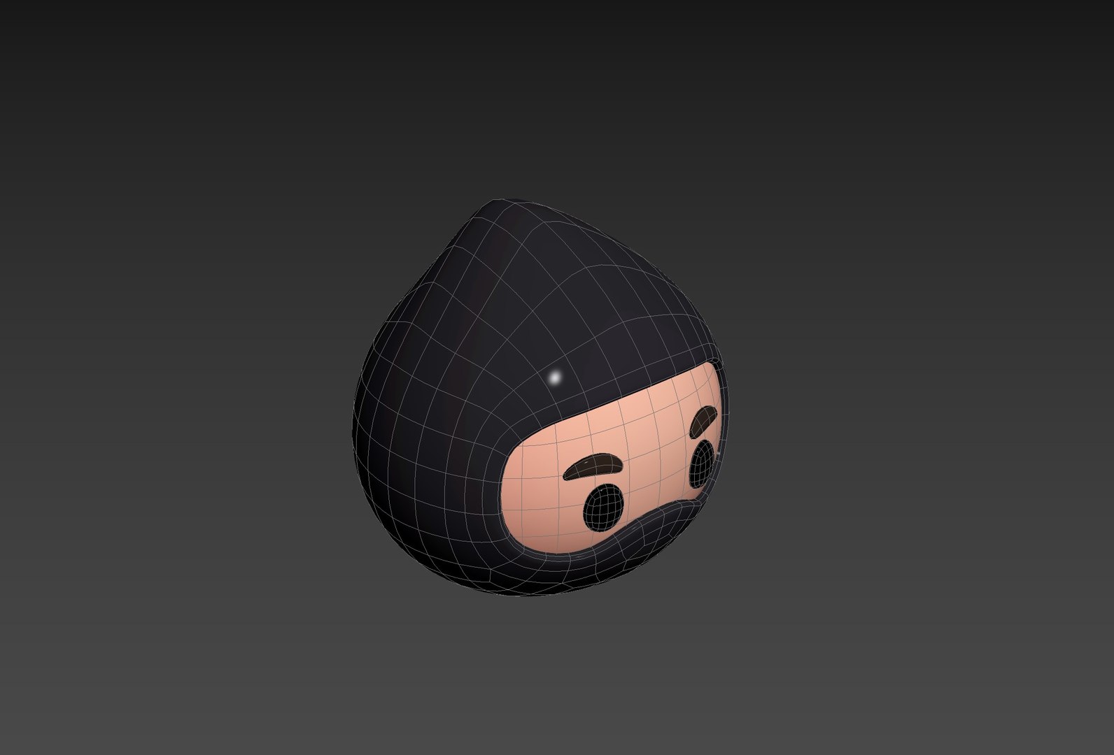 3D Prop297 Ninja Head Model - TurboSquid 2230876