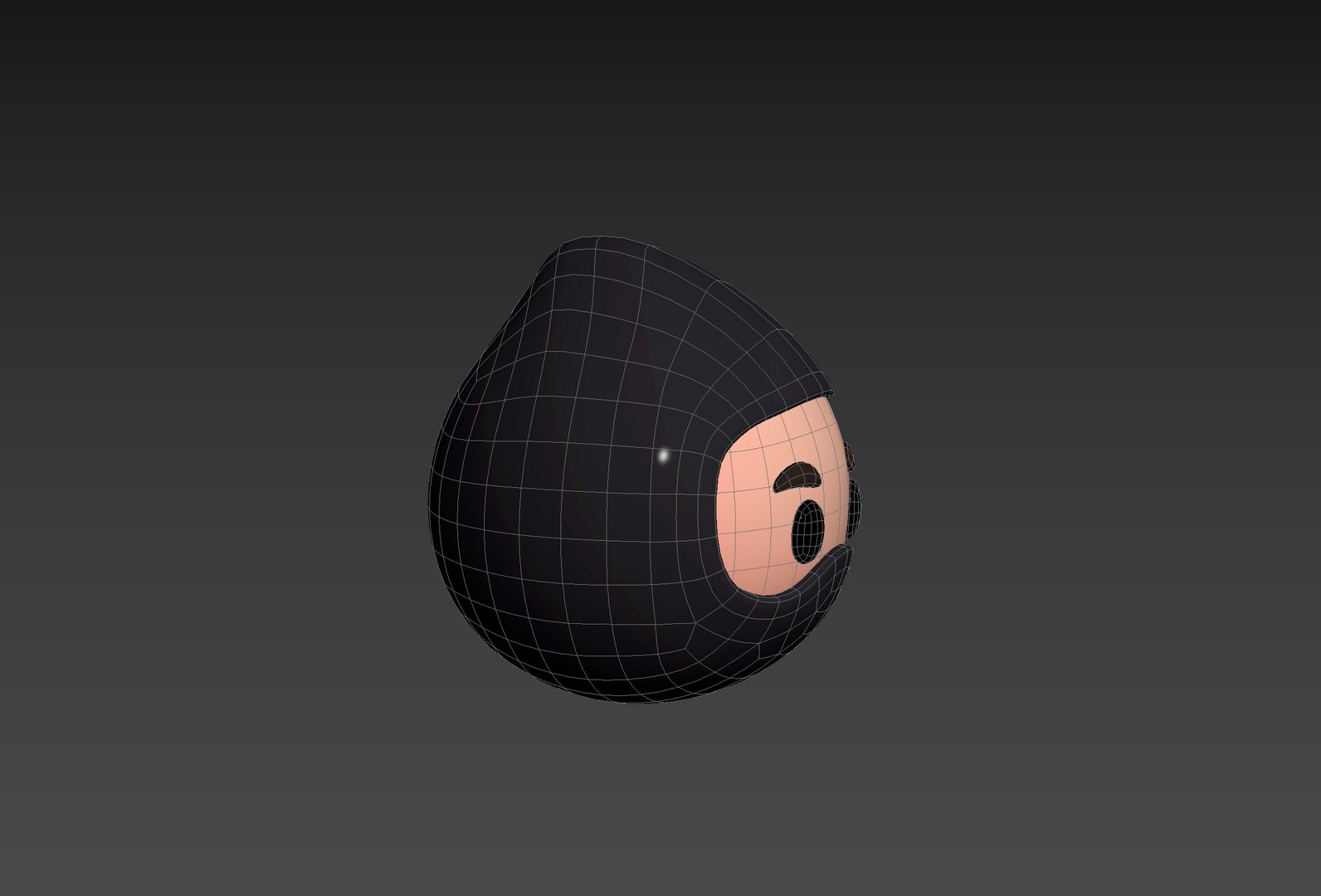 3D Prop297 Ninja Head Model - TurboSquid 2230876