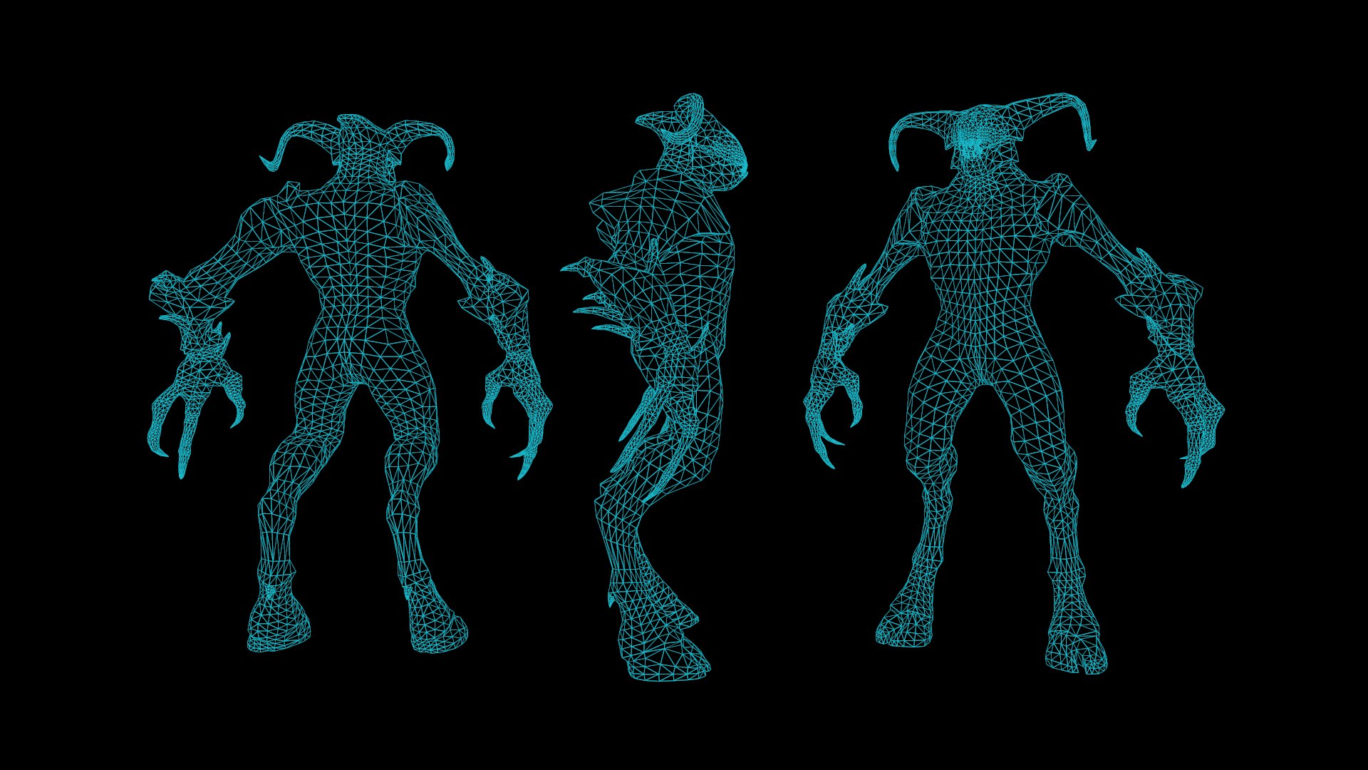 Faceless Demon 4 3D Model - TurboSquid 2121873