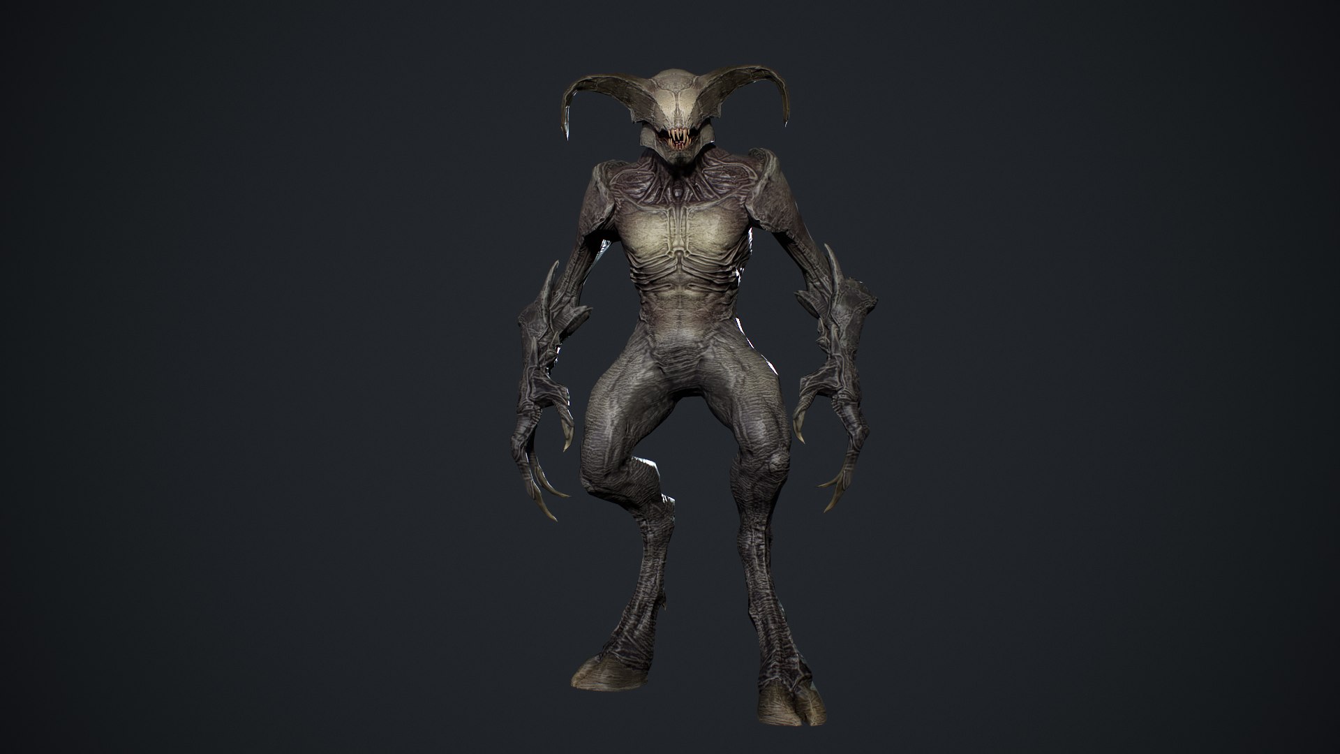 Faceless Demon 4 3D model - TurboSquid 2121873