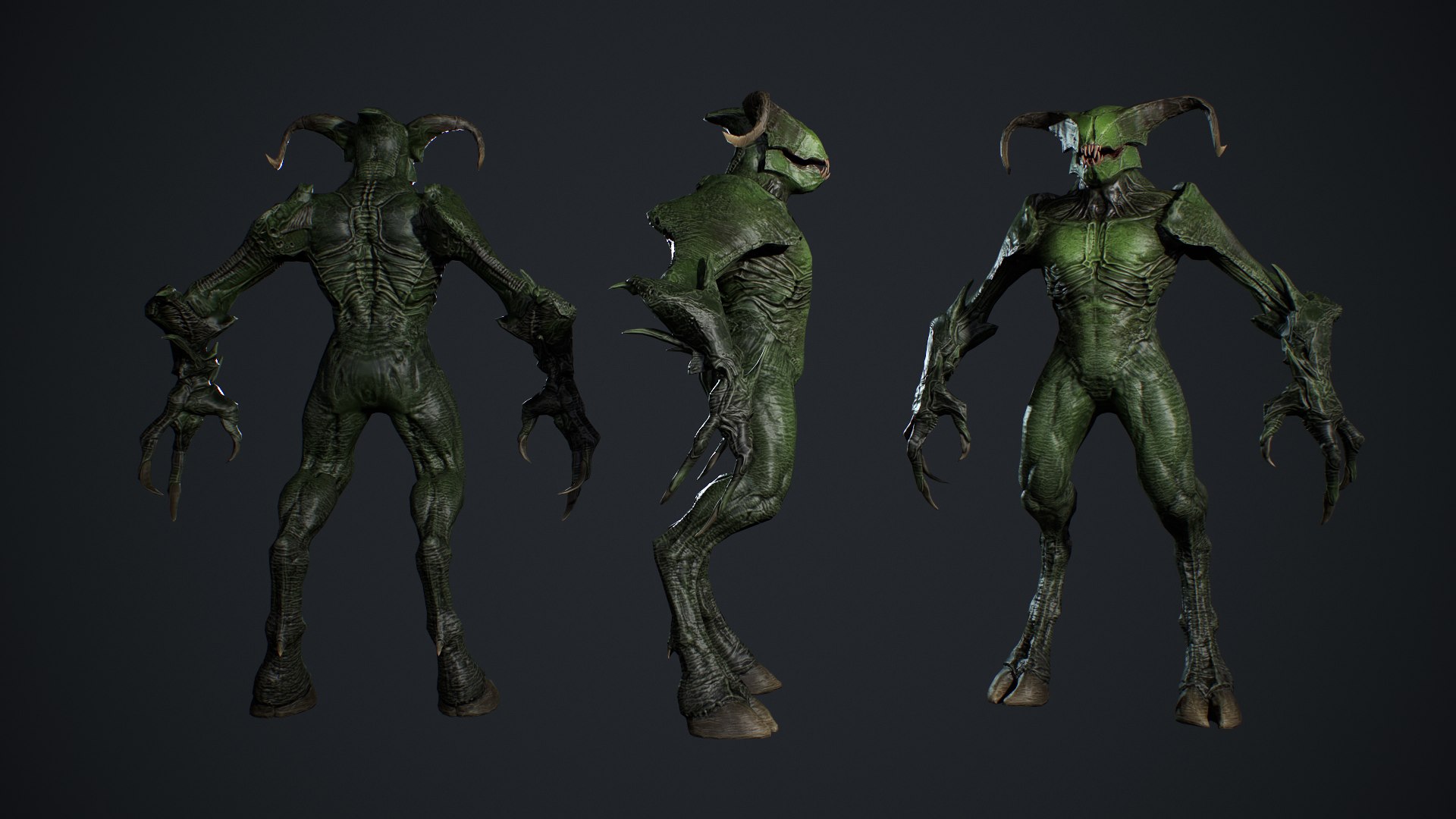 Faceless Demon 4 3D Model - TurboSquid 2121873