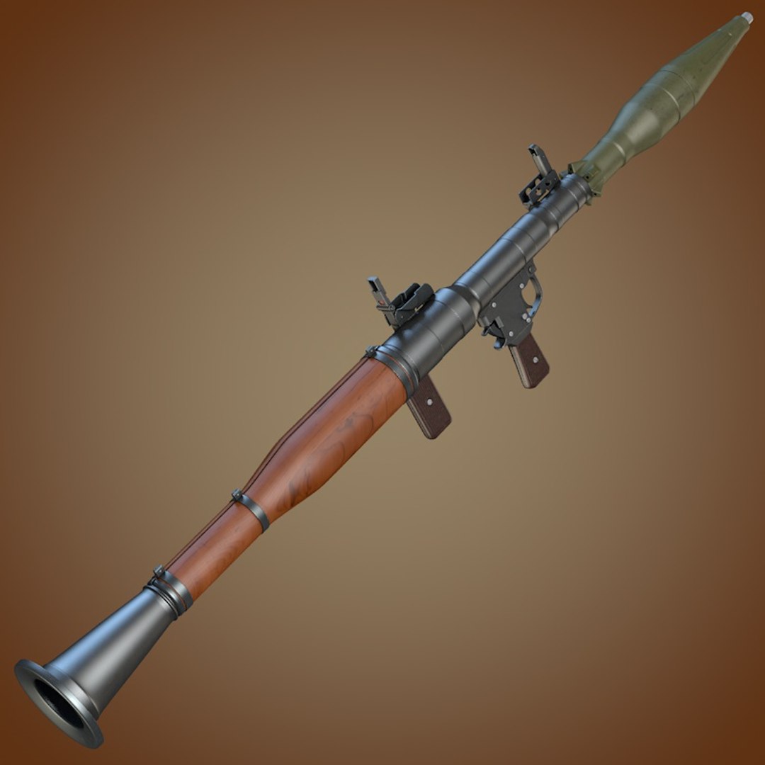 Rpg-7 Grenade Launcher 3d Fbx