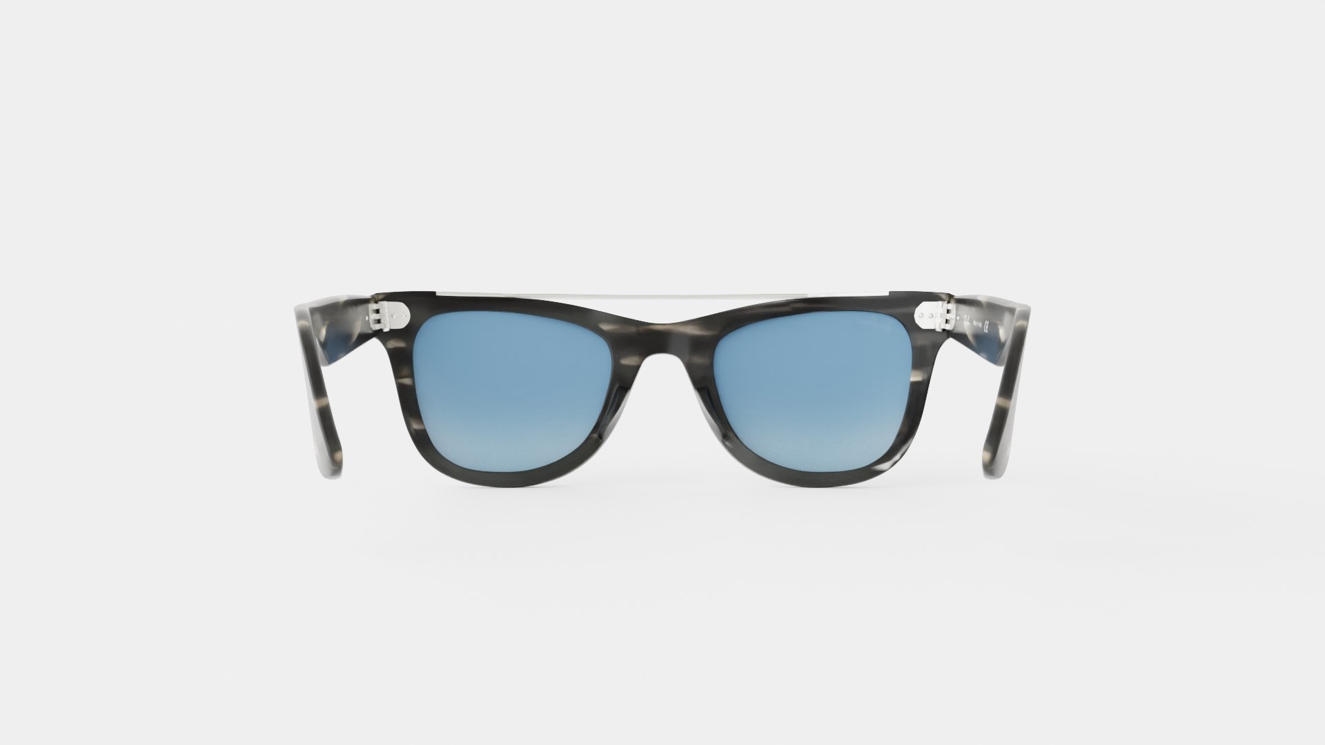 3D Ray-Ban Wayfarer Double Bridge - RB4540 Sunglasses Model ...