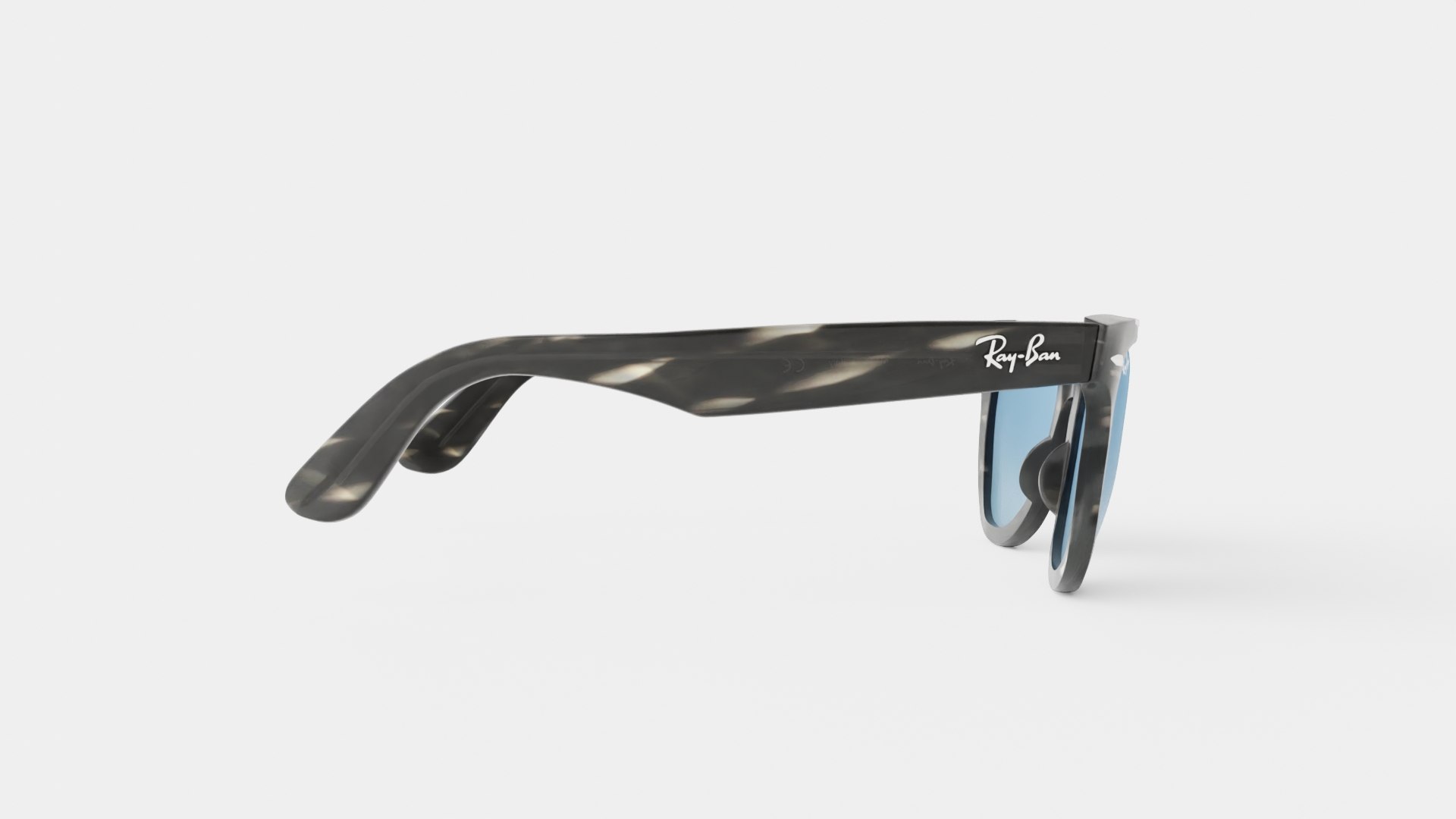 3D Ray-Ban Wayfarer Double Bridge - RB4540 Sunglasses Model ...