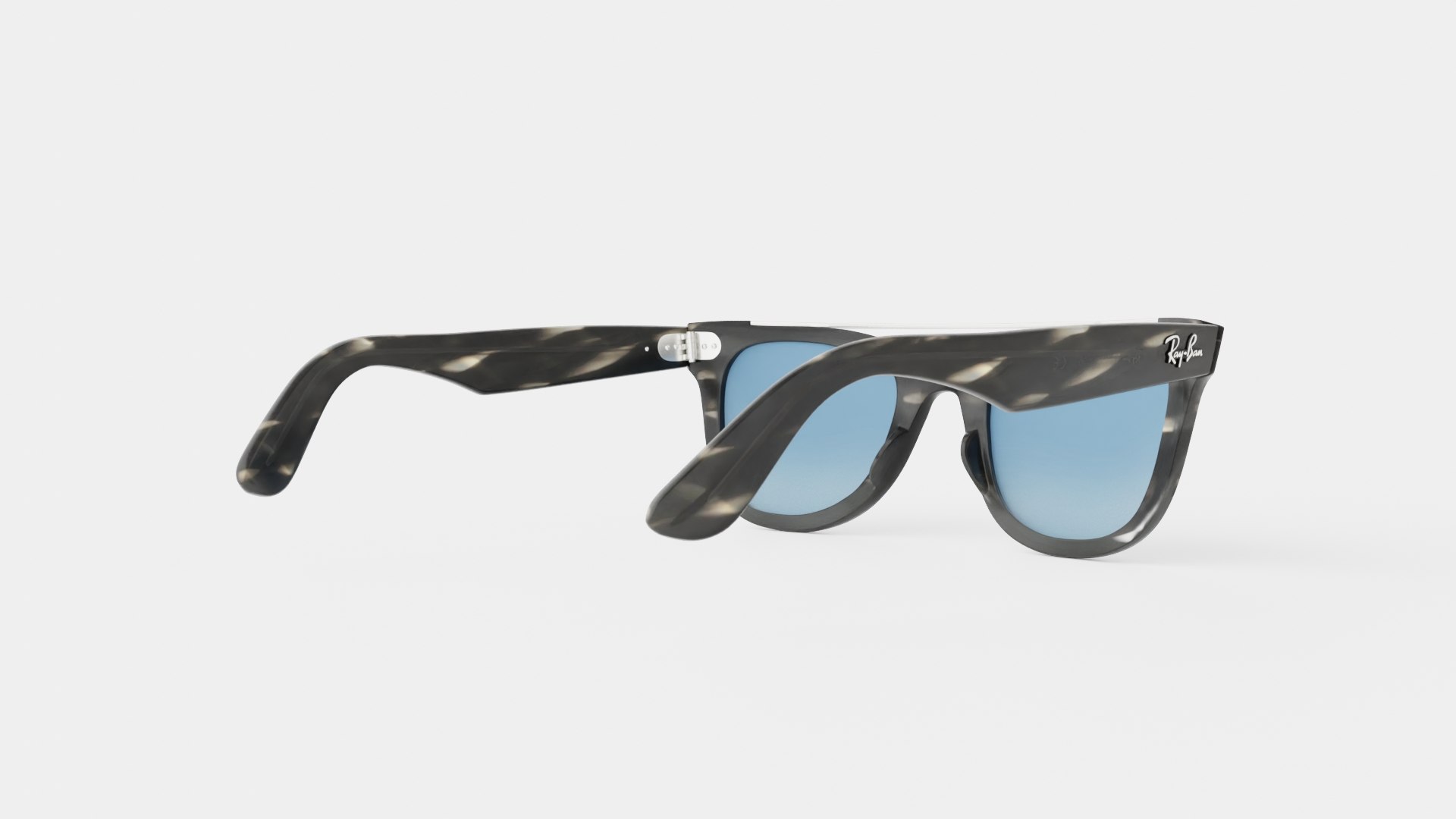 3D Ray-Ban Wayfarer Double Bridge - RB4540 Sunglasses Model ...