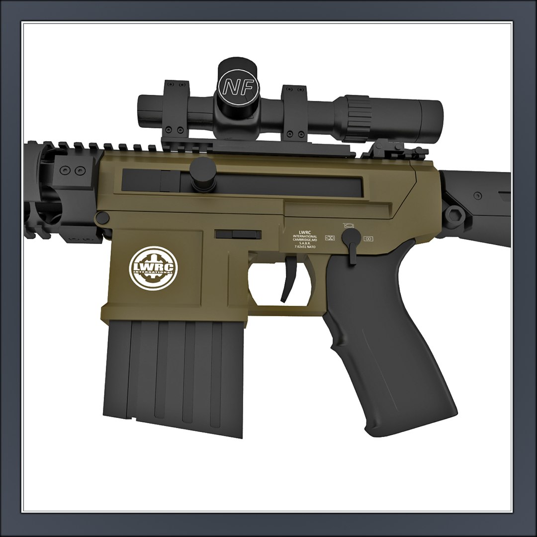 Lwrc Sabr Rifles Sniper 3d 3ds