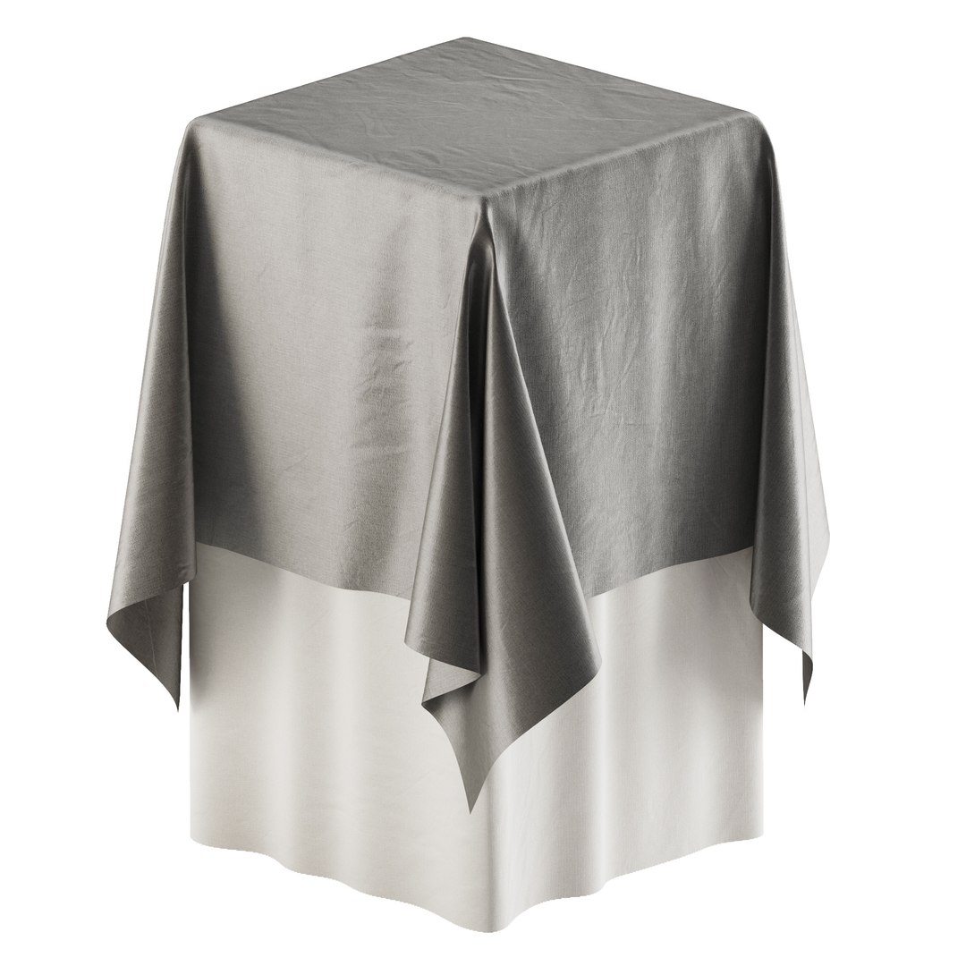 Restaurant Tablecloth - Rectangle 3D Model - TurboSquid 2147741