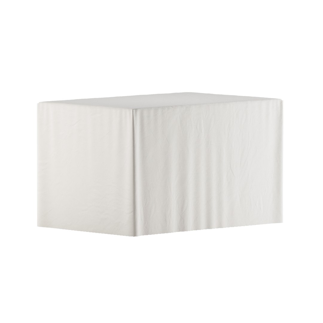 Restaurant Tablecloth - Rectangle 3D Model - TurboSquid 2147741