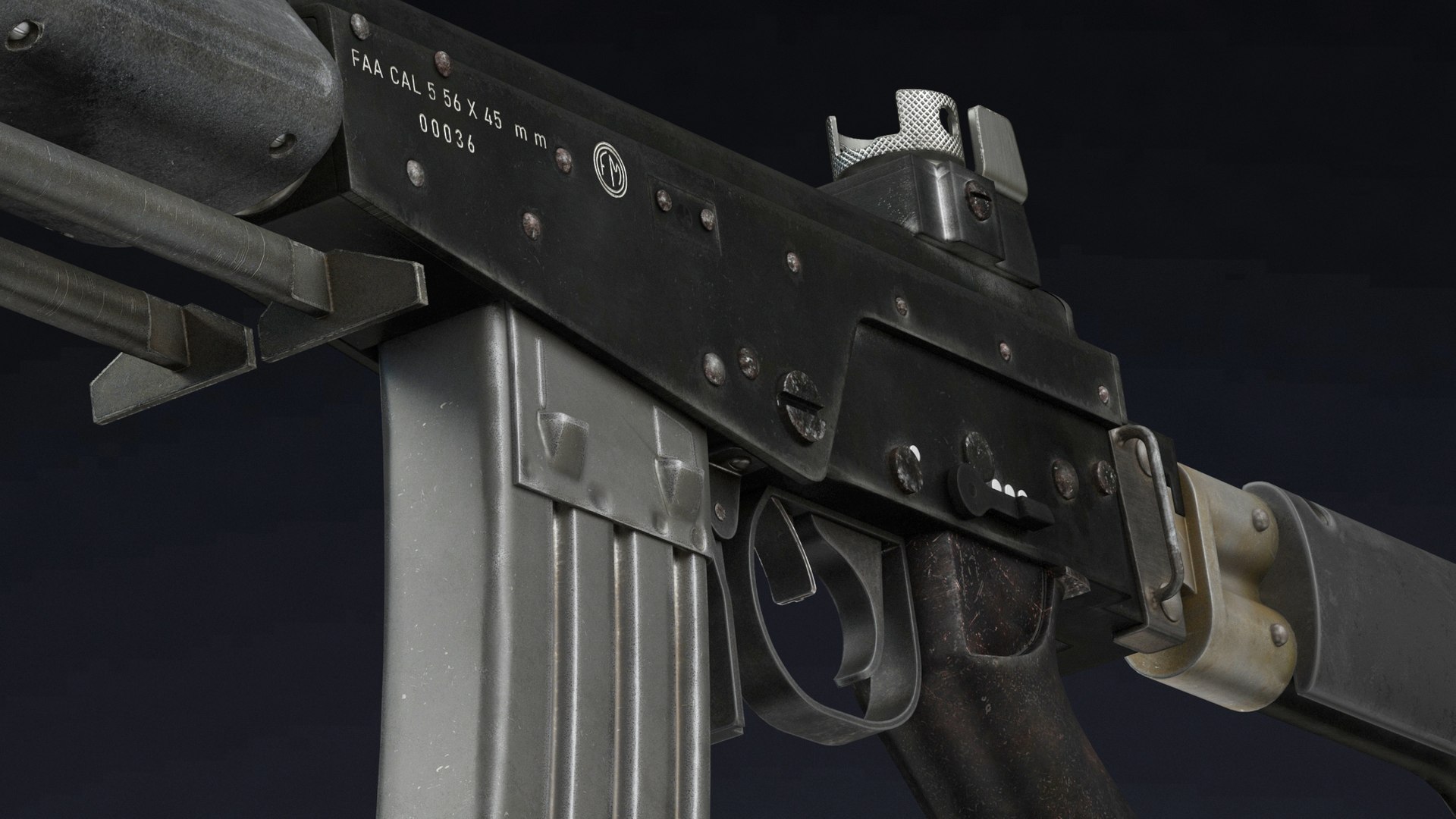 FARA 83 Low Poly 3D Model - TurboSquid 1874990