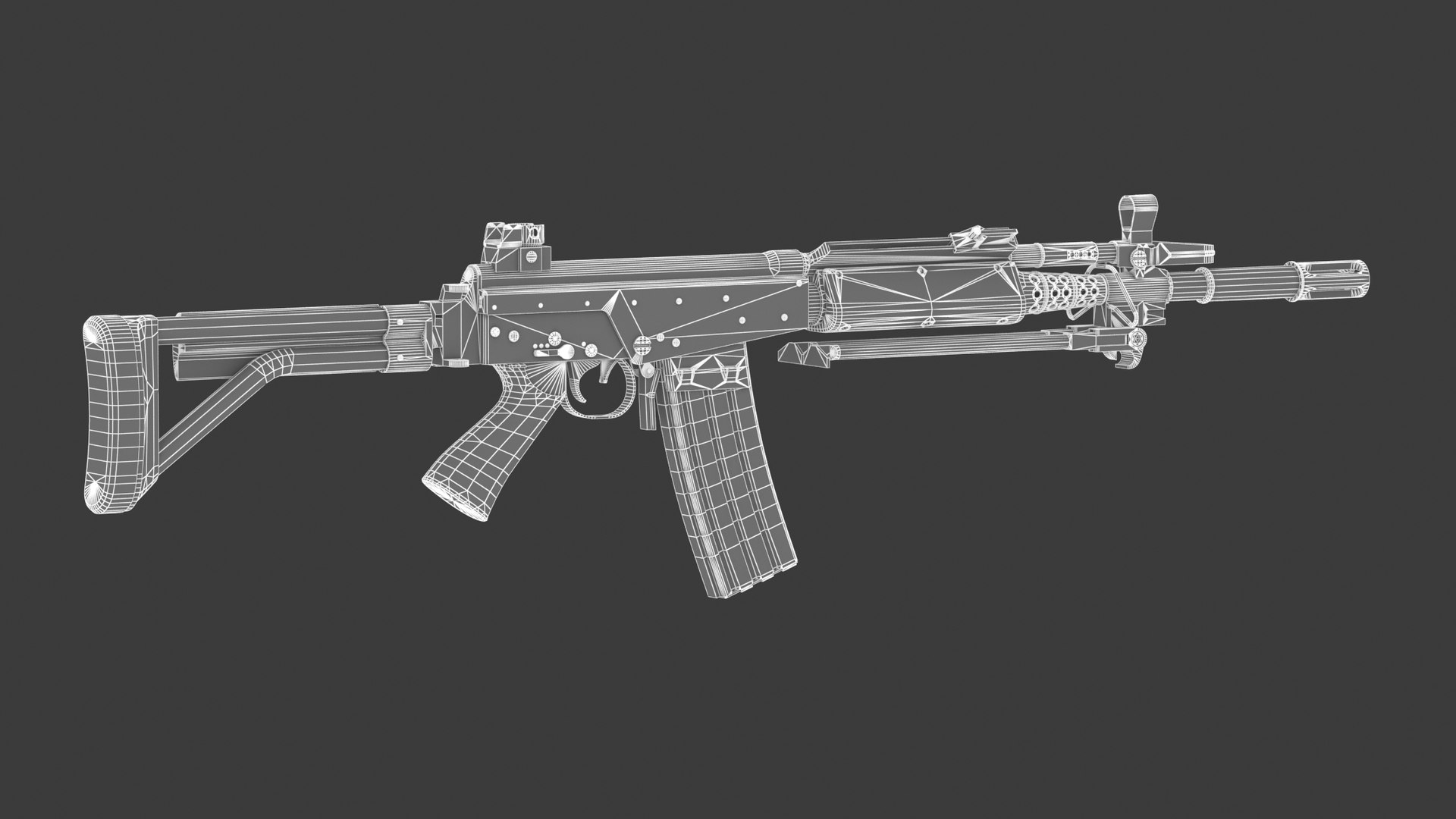 FARA 83 Low Poly 3D Model - TurboSquid 1874990