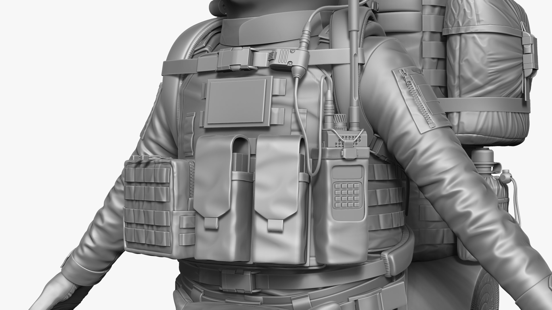 Toony Cartoon Zbrush Soldier 3D model - TurboSquid 2065006