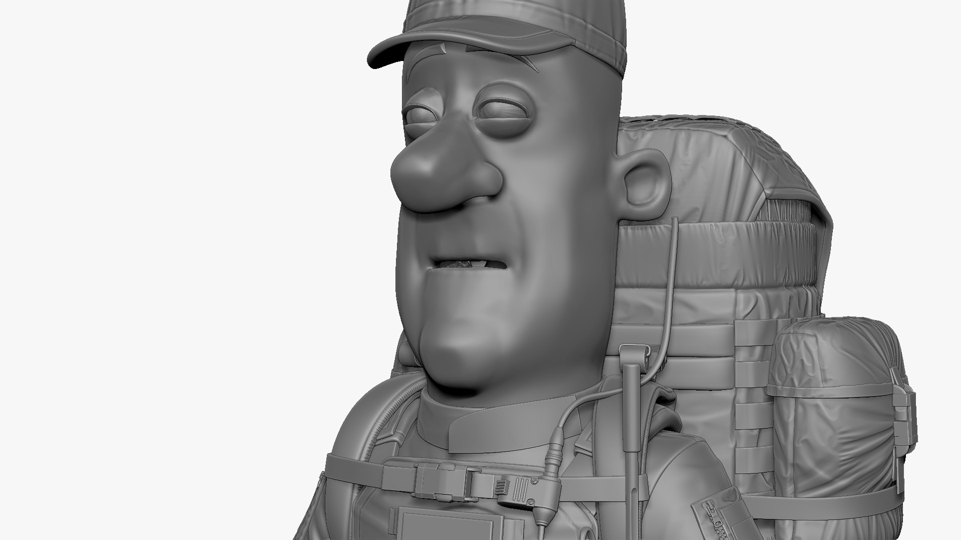 Toony Cartoon Zbrush Soldier 3D model - TurboSquid 2065006