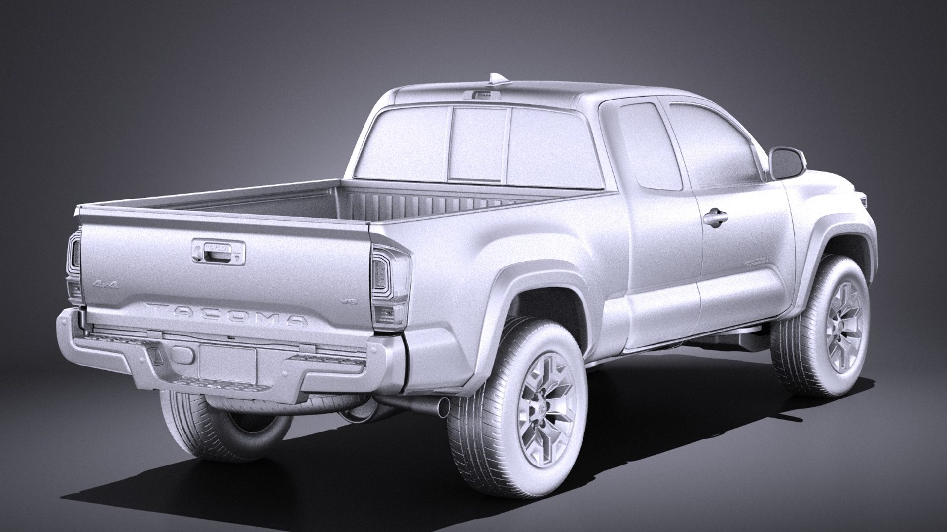 Toyota 2018 Trd 3D Model - TurboSquid 1263391