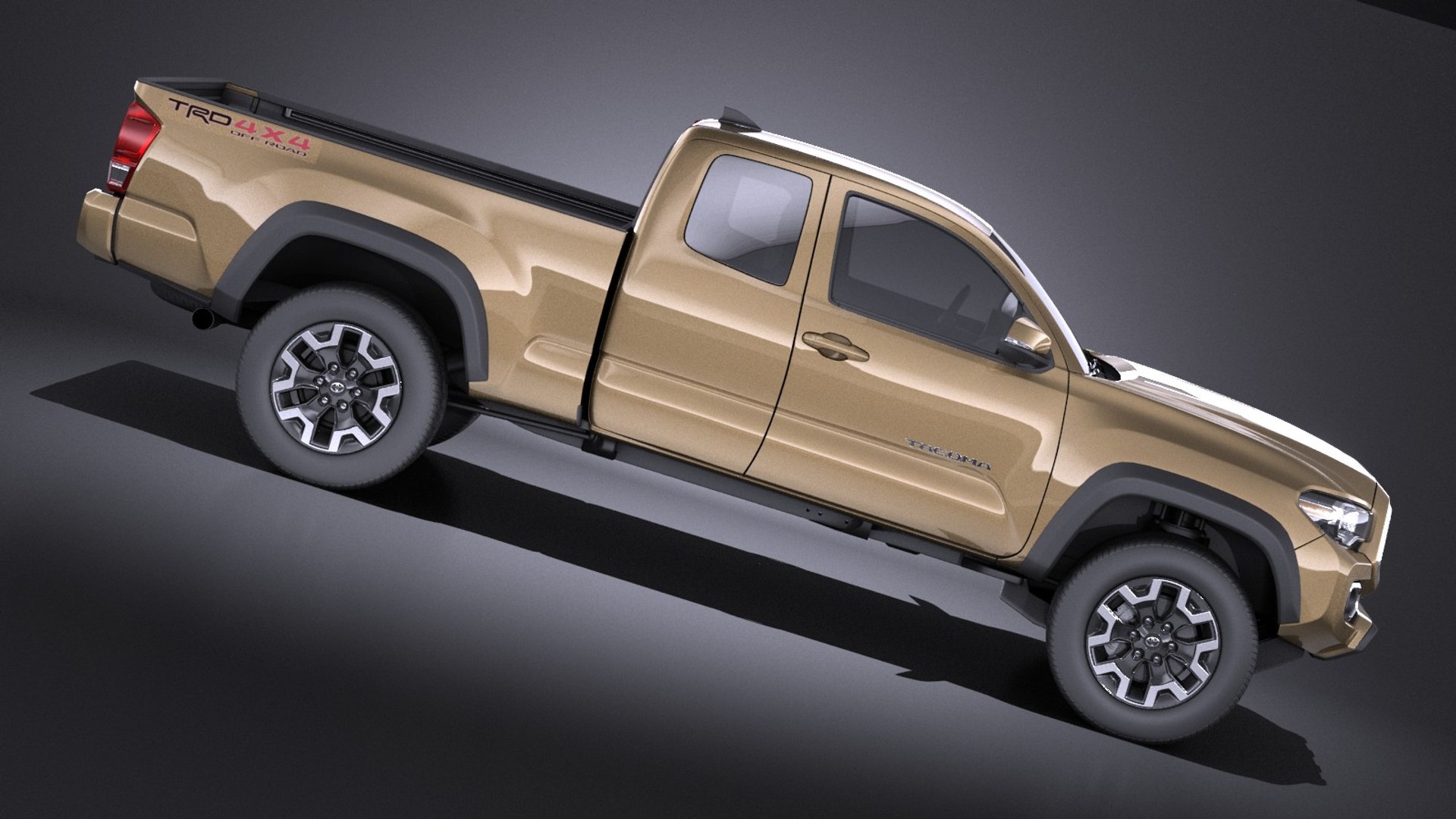 Toyota 2018 Trd 3D Model - TurboSquid 1263391