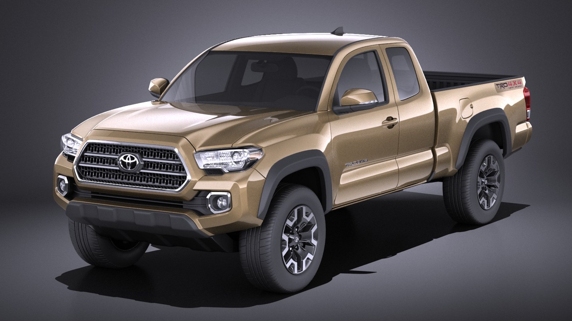 Toyota 2018 Trd 3D Model - TurboSquid 1263391